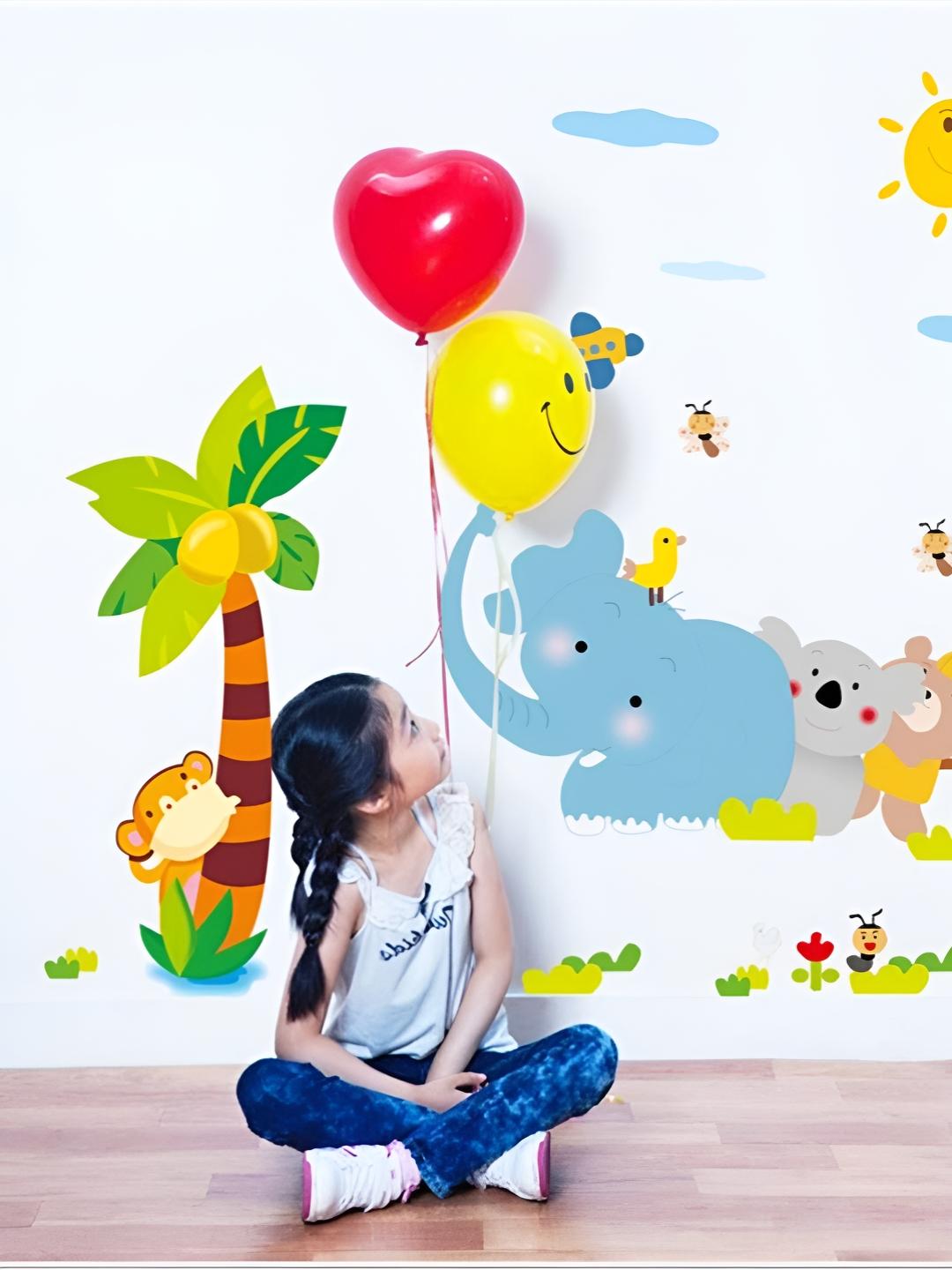 Buy Jaamso Royals White & Blue Self Adhesive Decals & Sticker - Decals ...
