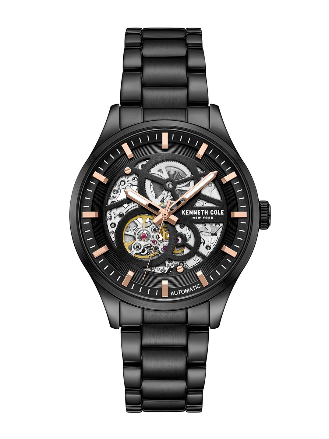 Buy Kenneth Cole Automatic With Black Dial Watch For Men Kcwgy0046403mn ...