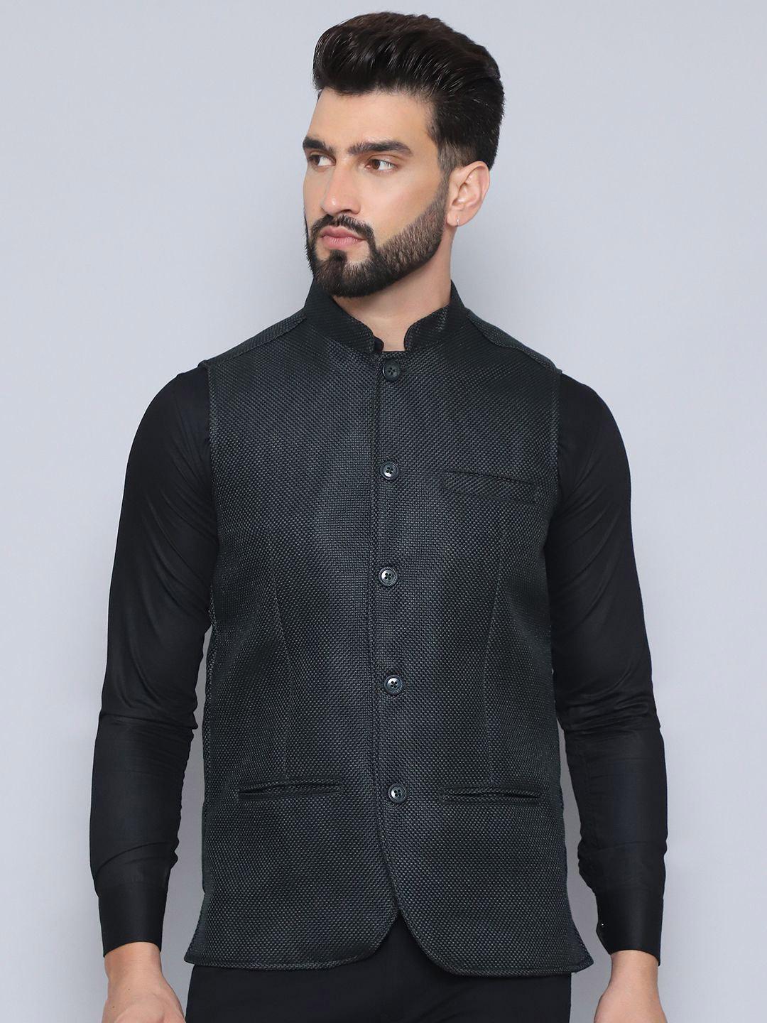 Buy Even Woven Design Nehru Jacket - Nehru Jackets for Men 30704811 ...