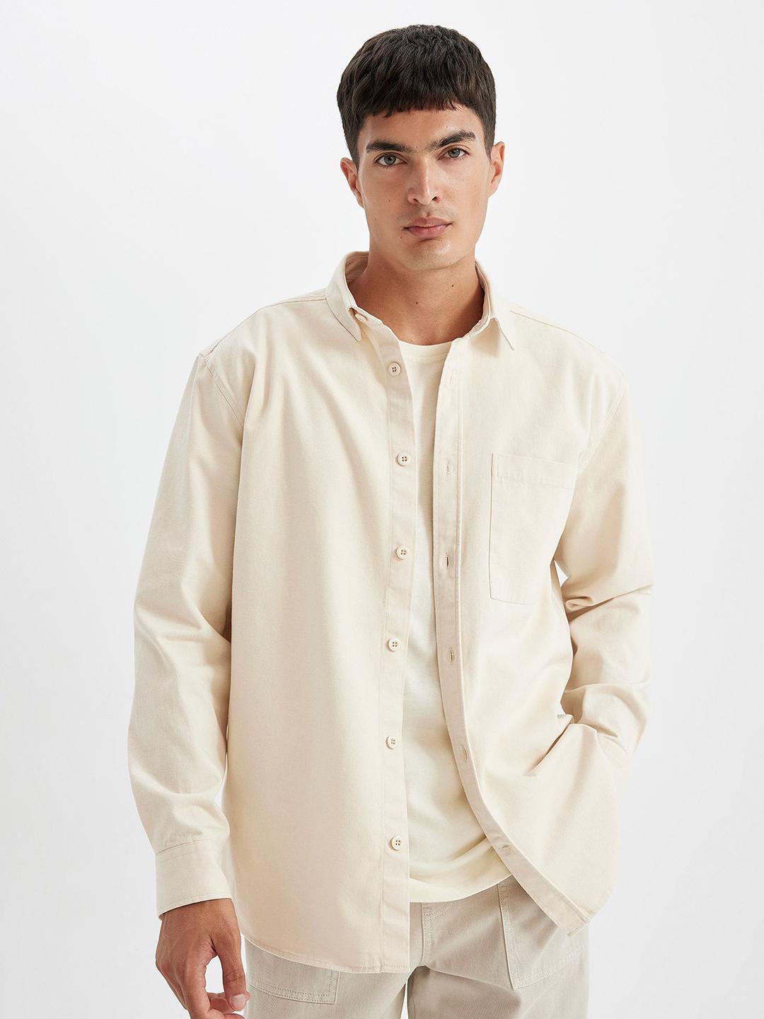 Buy DeFacto Men Opaque Casual Shirt - Shirts for Men 30733406 | Myntra