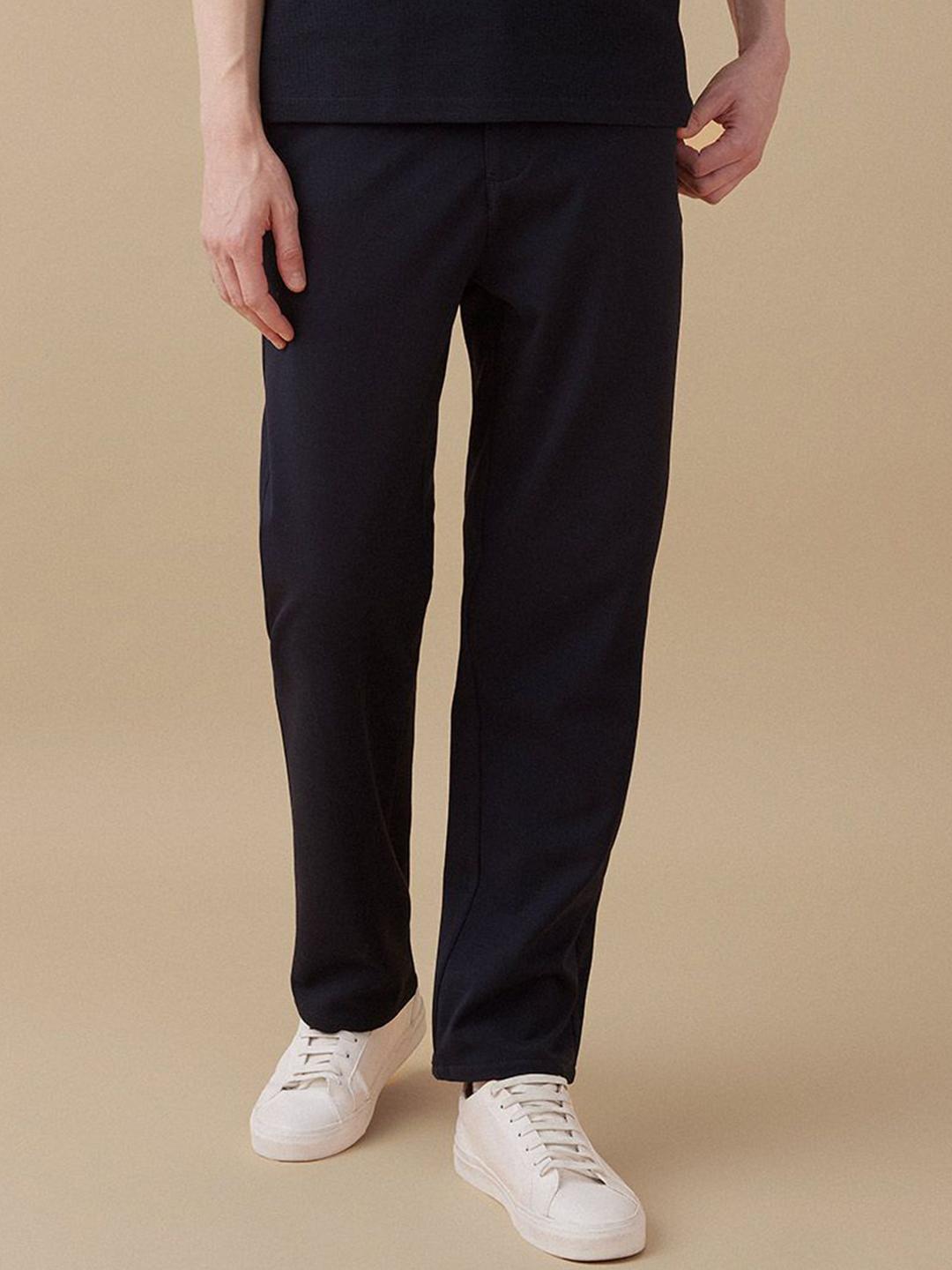 Buy DeFacto Men Solid Regular Fit Trousers - Trousers for Men 30733217 ...