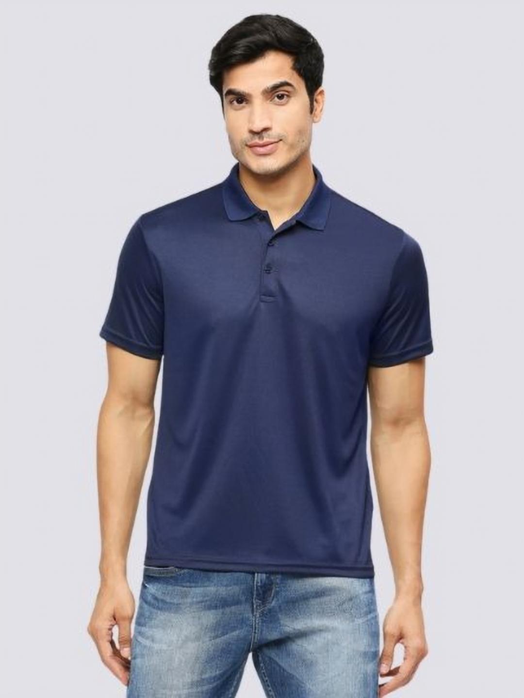 Buy PlayR Men Dri FIT Solid Polo Collar T Shirt - Tshirts for Men ...