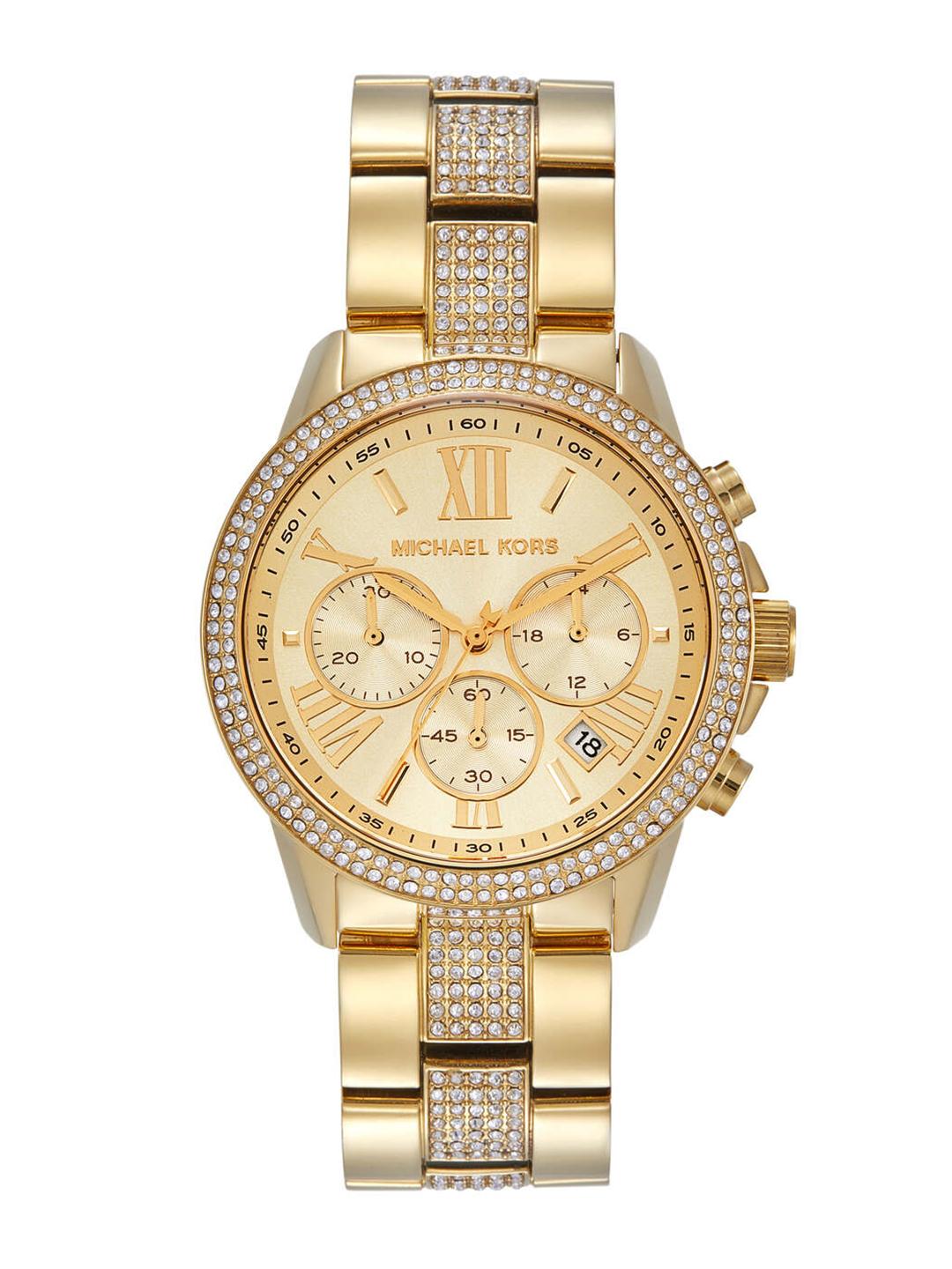 Buy Michael Kors Women Brynn Embellished Chronograph Analogue Watch ...