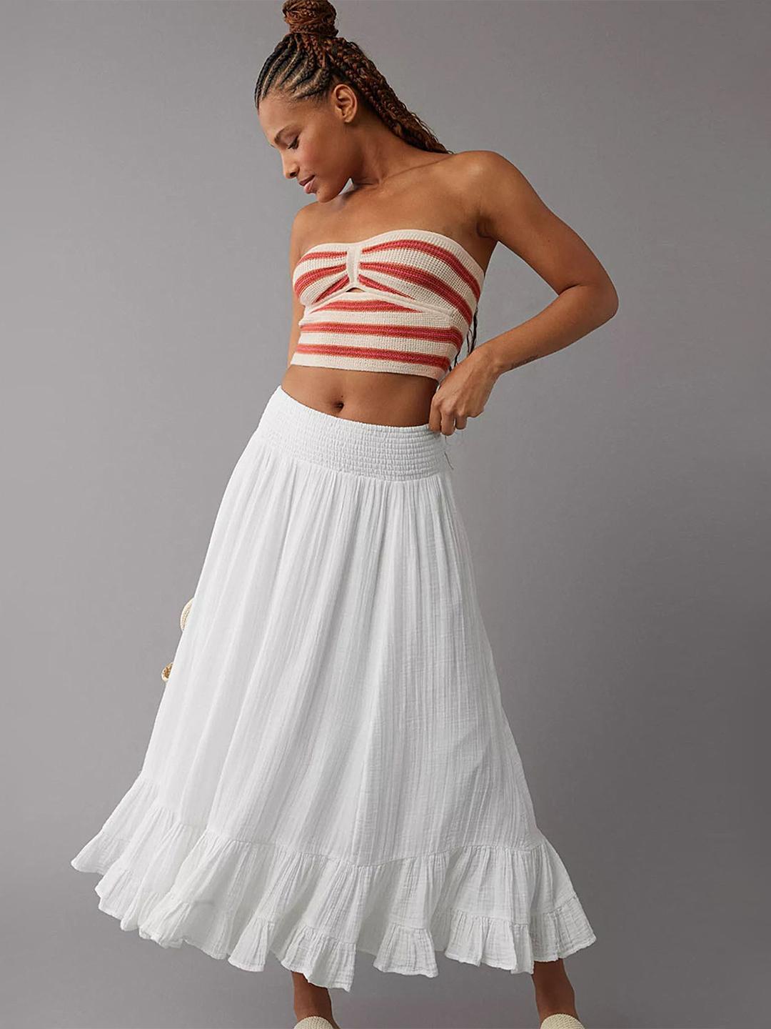 Buy LULU & SKY Striped Tube Crop Top - Tops for Women 30741956 | Myntra
