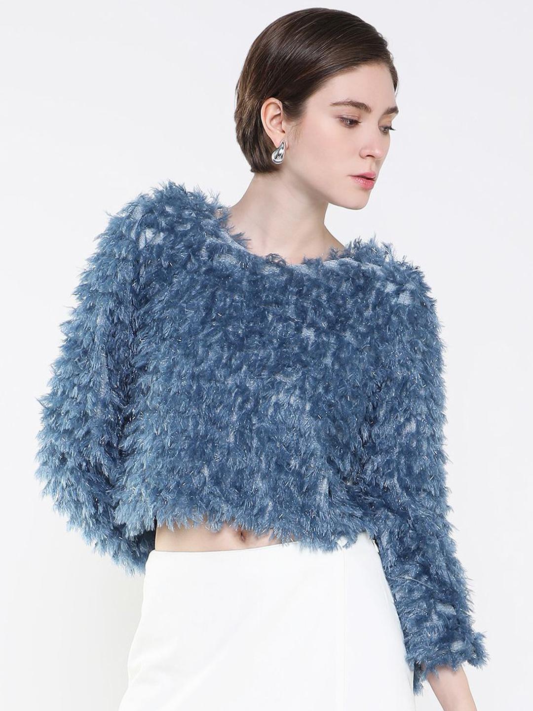 Buy SHOWOFF Boxy Crop Top - Tops for Women 30743537 | Myntra