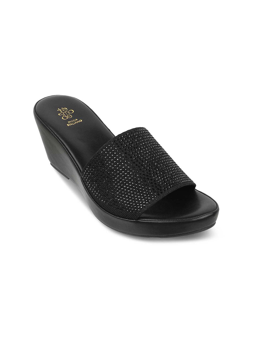 Buy Tresmode Wedge Sandals With Laser Cuts - Heels for Women 30472549 ...