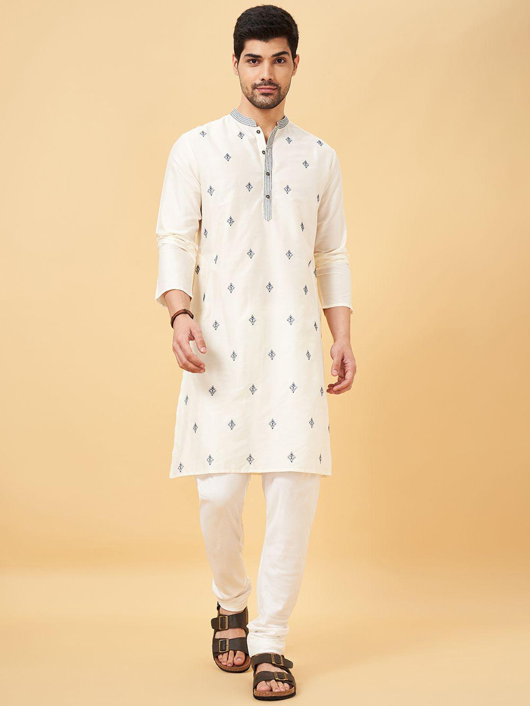 Buy Indus Route By Pantaloons Ethnic Motifs Embroidered Thread Work ...