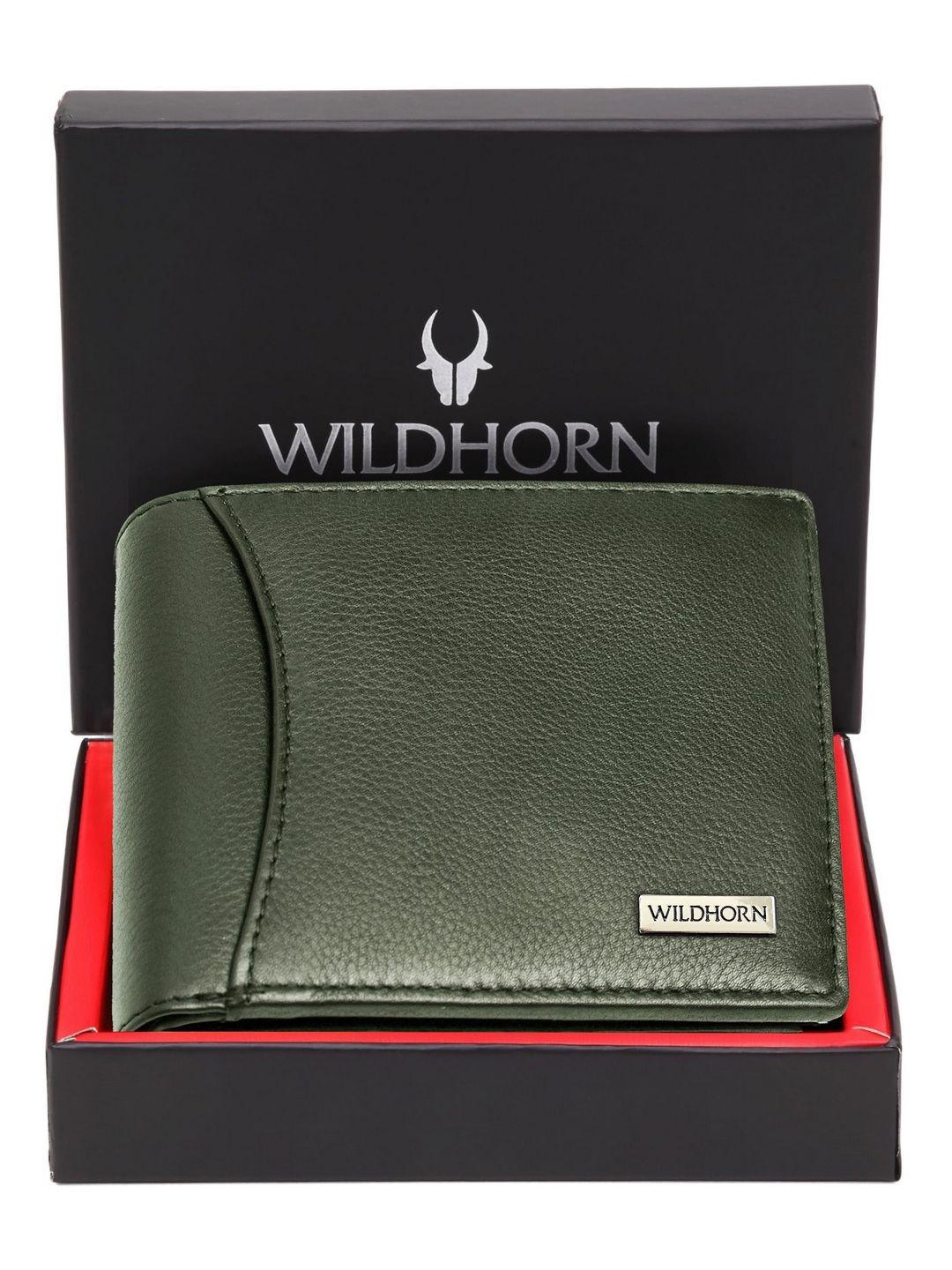 Buy WildHorn Men Leather Two Fold Wallet With RFID Blocking - Wallets ...