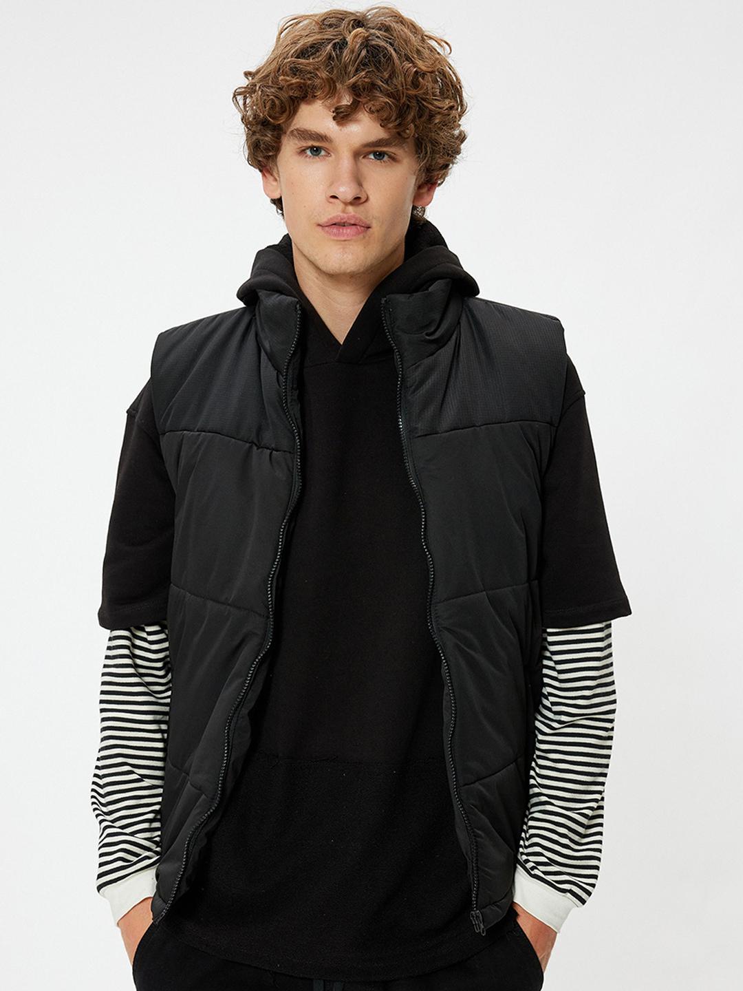 Buy Koton Sleeveless Puffer Jacket - Jackets for Men 30472268 | Myntra