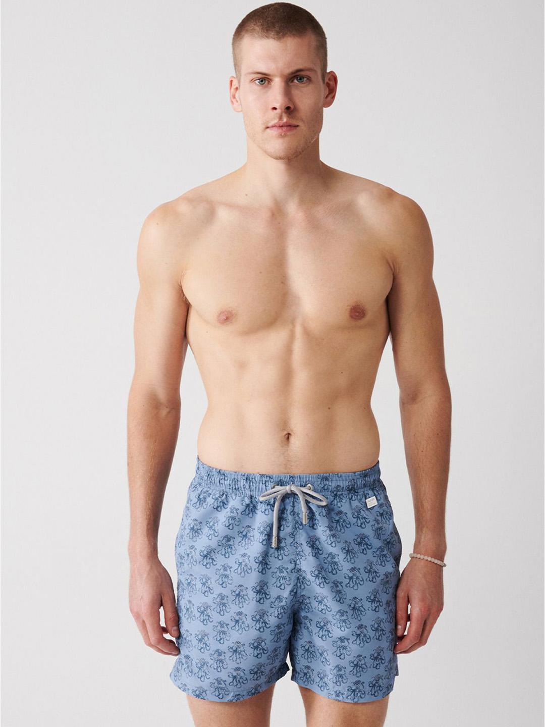 Buy AVVA Men Printed Regular Fit Shorts - Shorts for Men 30487590 | Myntra