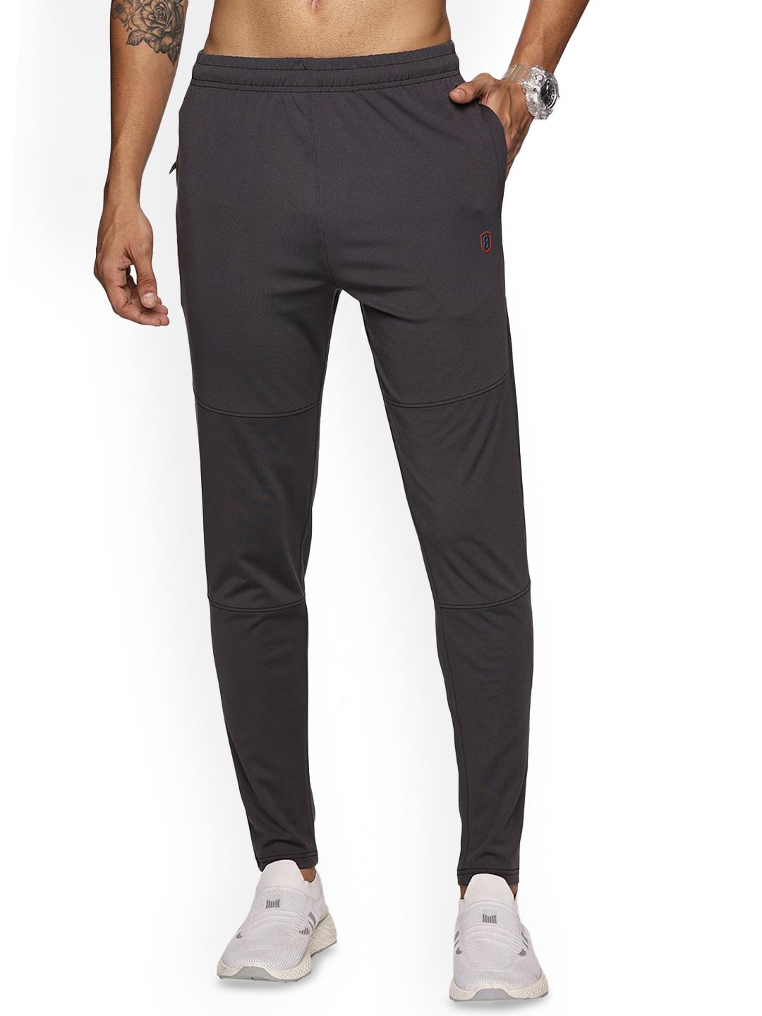 Buy Domin8 Men One Side Zipper Pocket And Inside Drawstring Trackpant ...