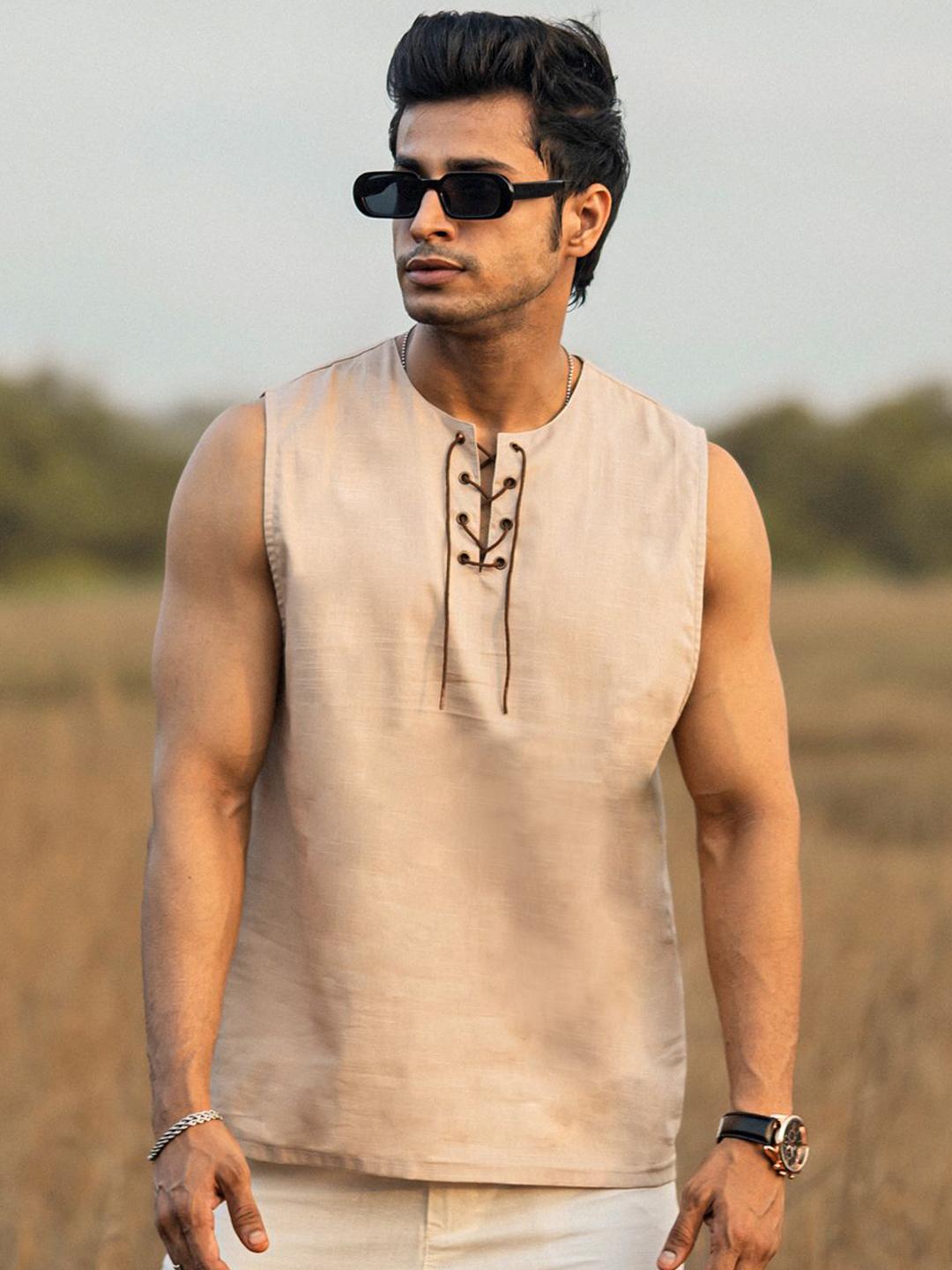 Buy Powerlook Pure Cotton Sleeveless Tshirts - Innerwear Vests for Men ...