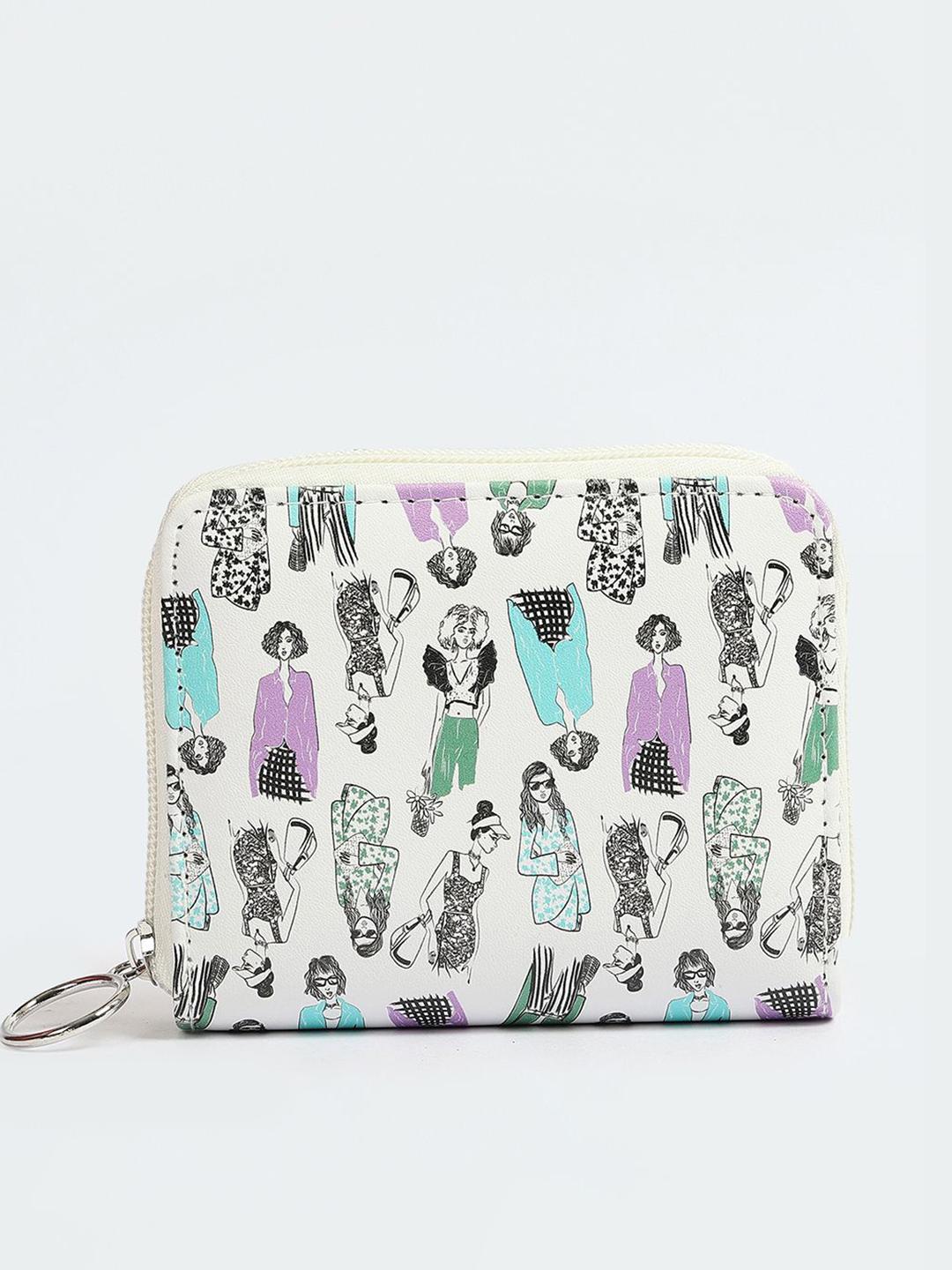 Buy Max Women Printed PU Zip Around Wallet - Wallets for Women 31913082 ...
