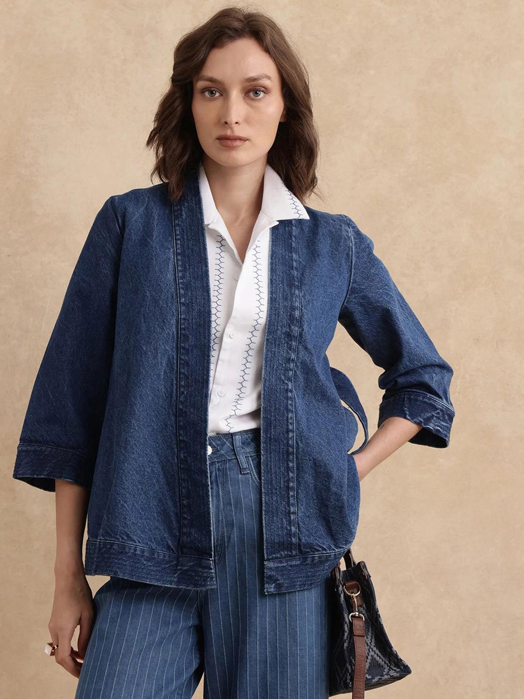 Buy RAREISM Women Cotton Denim Jacket - Jackets for Women 31811304 | Myntra