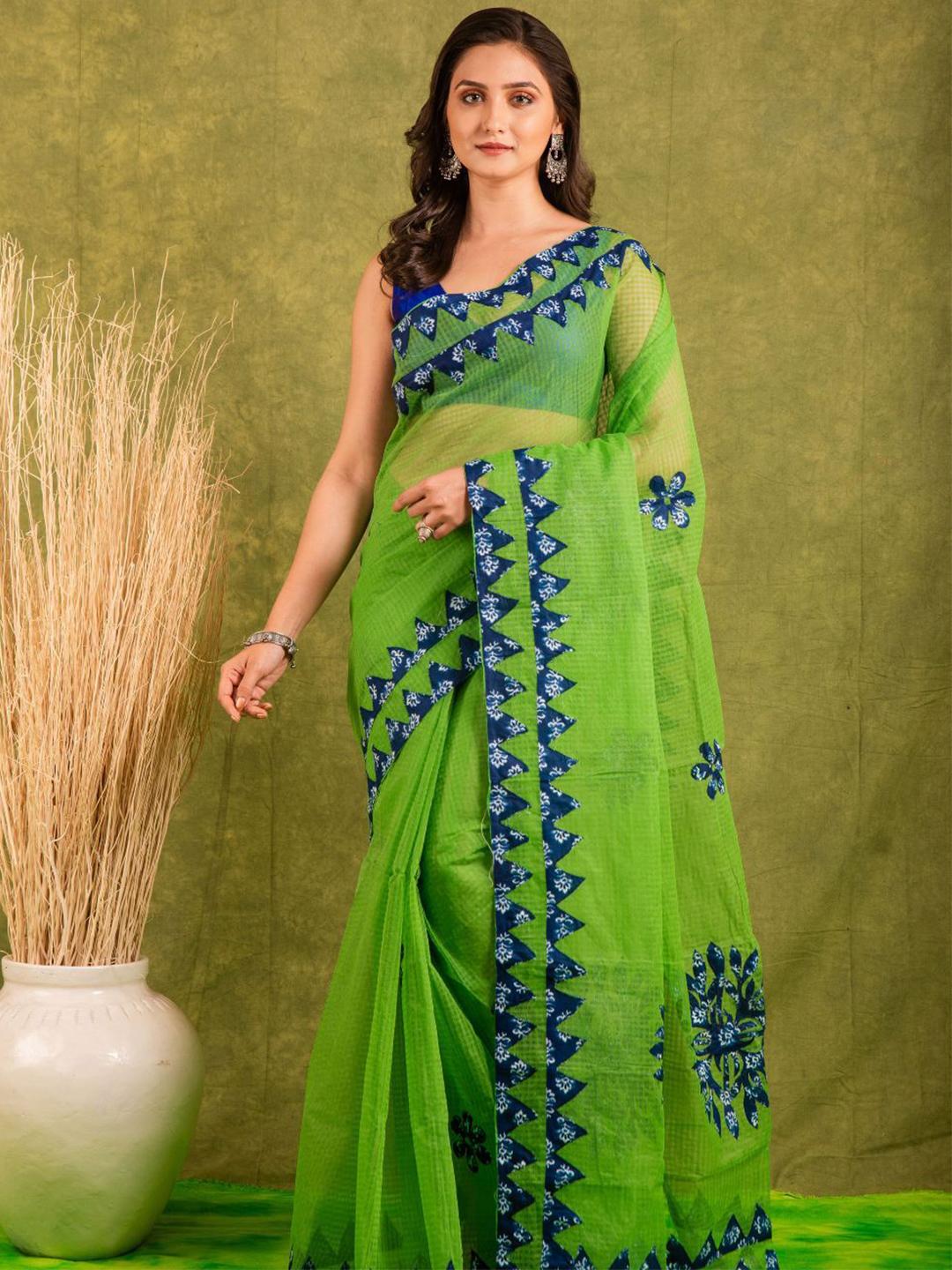 Buy 8POURE Woven Design Patchwork Saree - Sarees for Women 32134168 ...