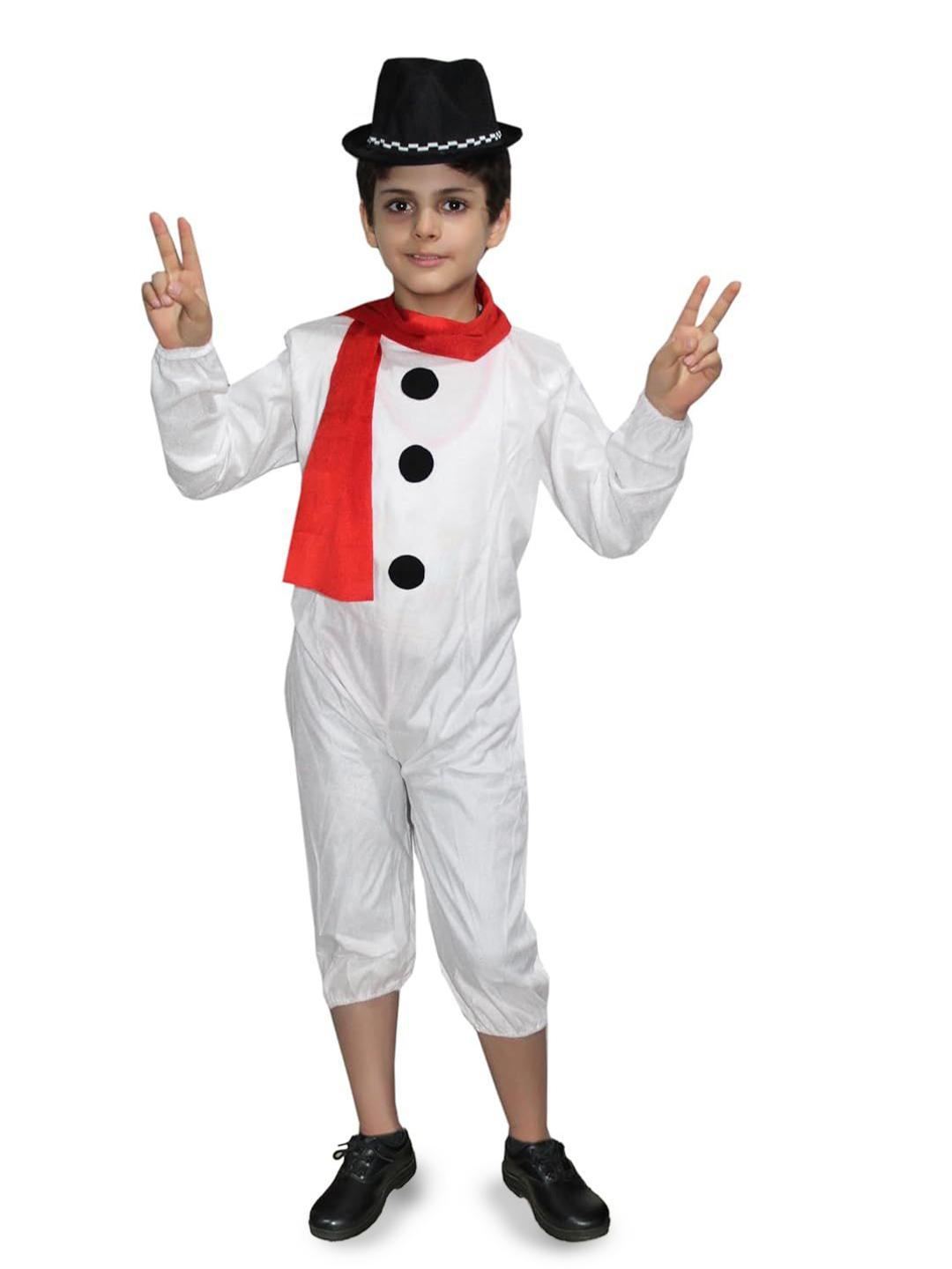 Buy Kaku Fancy Dresses Boys Fairy Tales Snow Man Costume Jumpsuit With ...