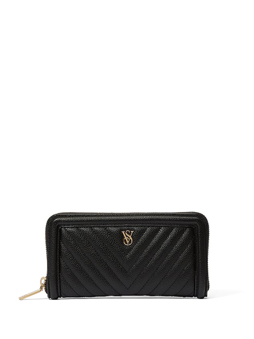 Buy Victoria's Secret Women Quilted PU Zip Around Wallet - Wallets for ...