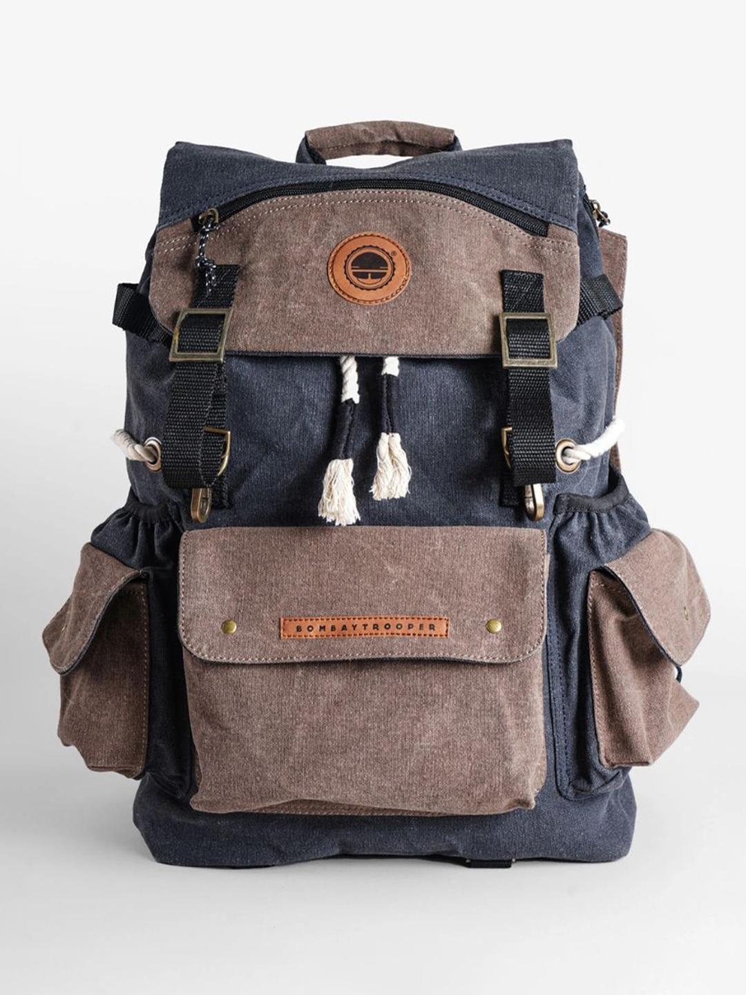 Buy BOMBAY TROOPER Men Bold Brand Logo Backpack - Backpacks for Men ...