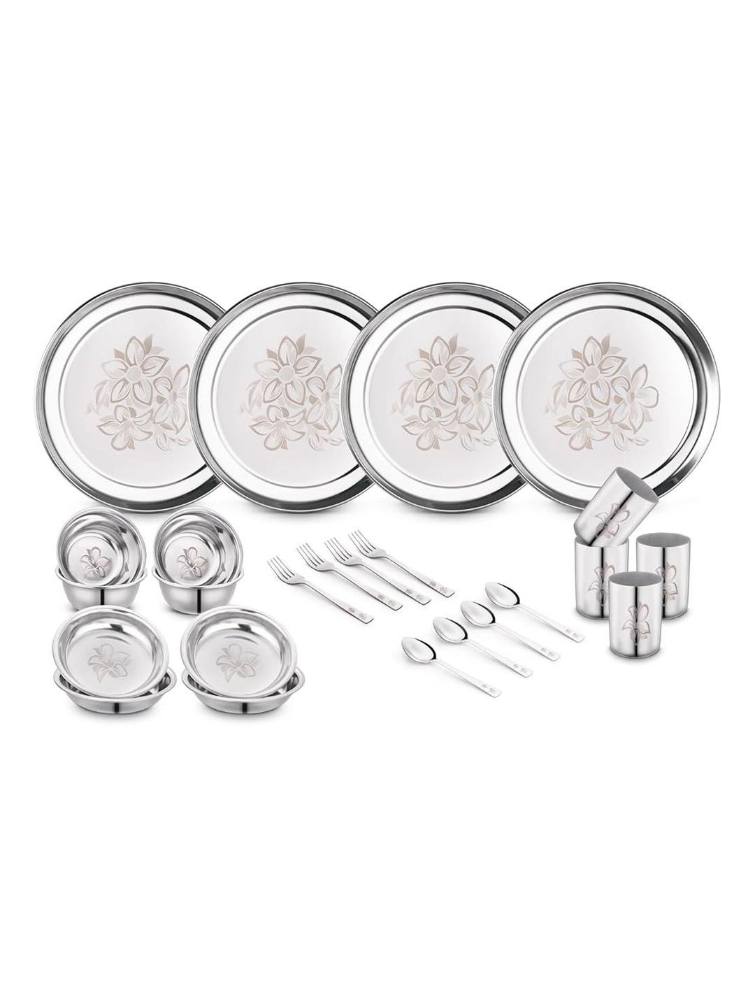 Buy Classic Essentials Glory Permanent Laser Design Silver Floral ...