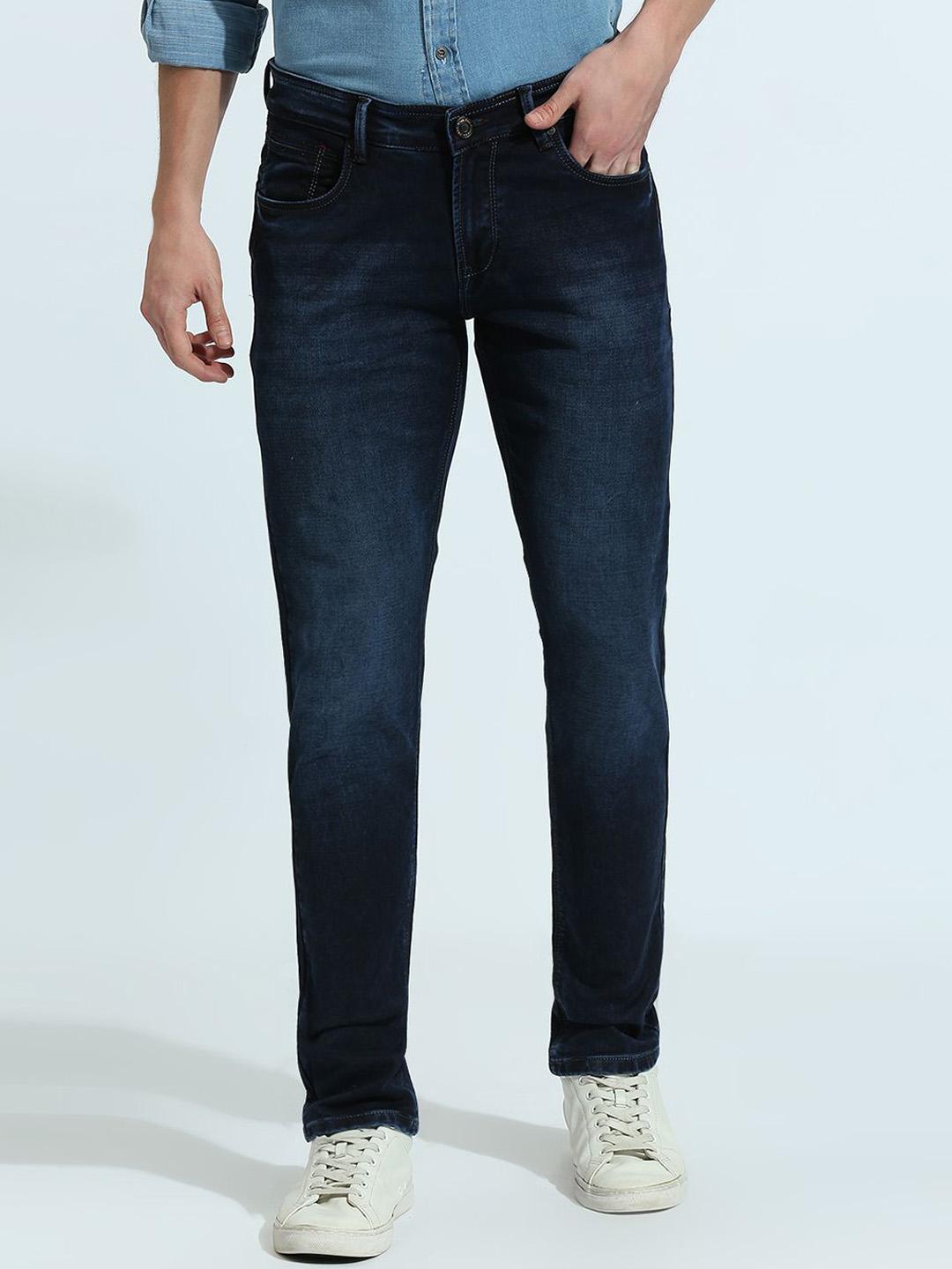 Buy Klub Fox Men Slim Fit Light Fade Stretchable Jeans - Jeans for Men ...
