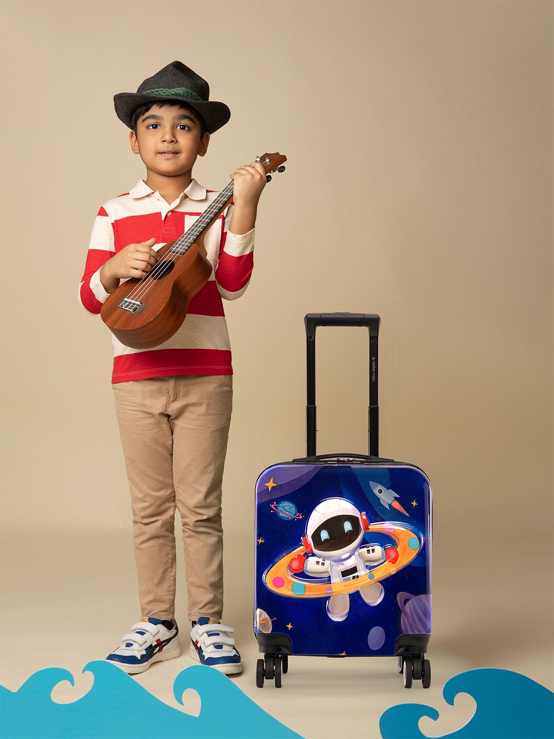 Buy Nasher Miles TTT Astronaut Polycarbonate Cabin Blue Trolley Bag 17 ...