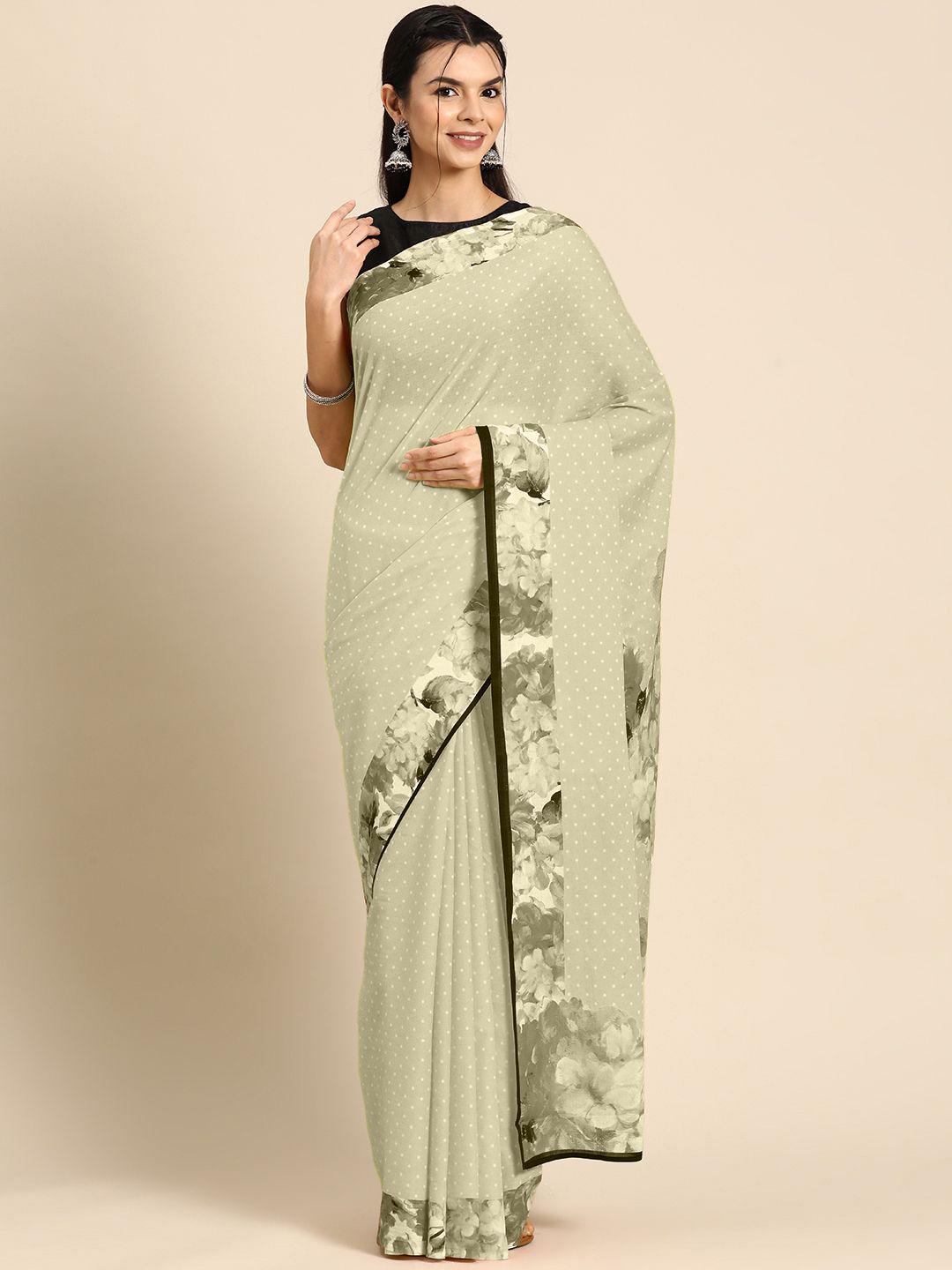 Buy BUTA BUTI Polka Dot Pure Cotton Saree - Sarees for Women 30388774 ...