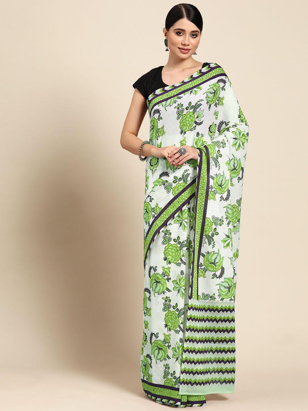 Buy BUTA BUTI Floral Pure Cotton Saree - Sarees for Women 30388712 | Myntra