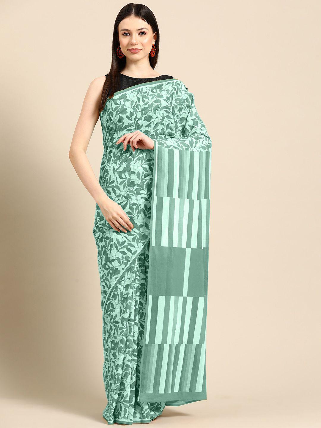 Buy BUTA BUTI Printed Floral Pure Cotton Saree - Sarees for Women ...