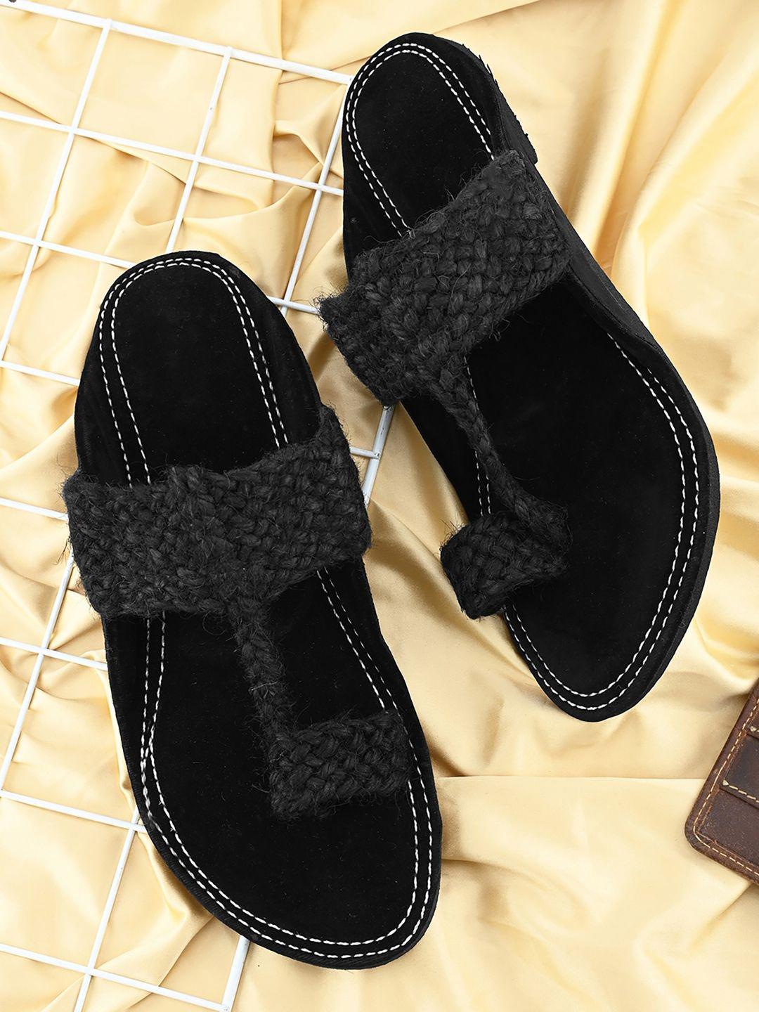 Buy Apratim Men Open Toe Flats - Flats for Men 31599284 | Myntra