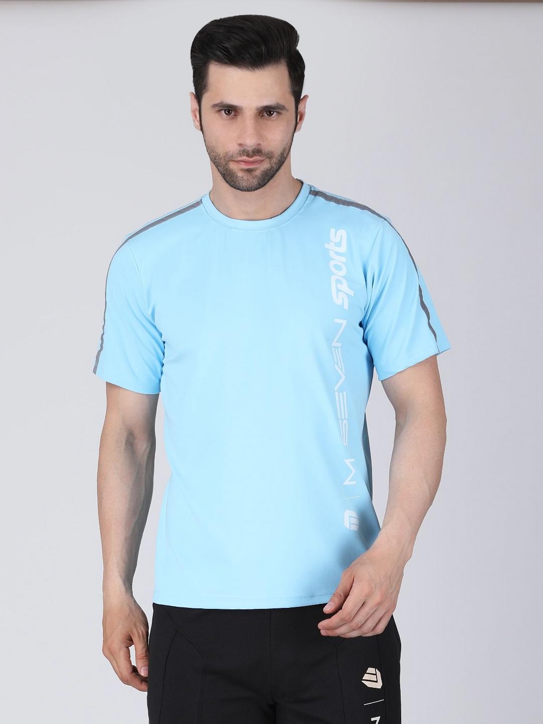 Buy M7 EMPIRE Men Drop Shoulder Sleeves Raw Edge T Shirt - Tshirts for ...