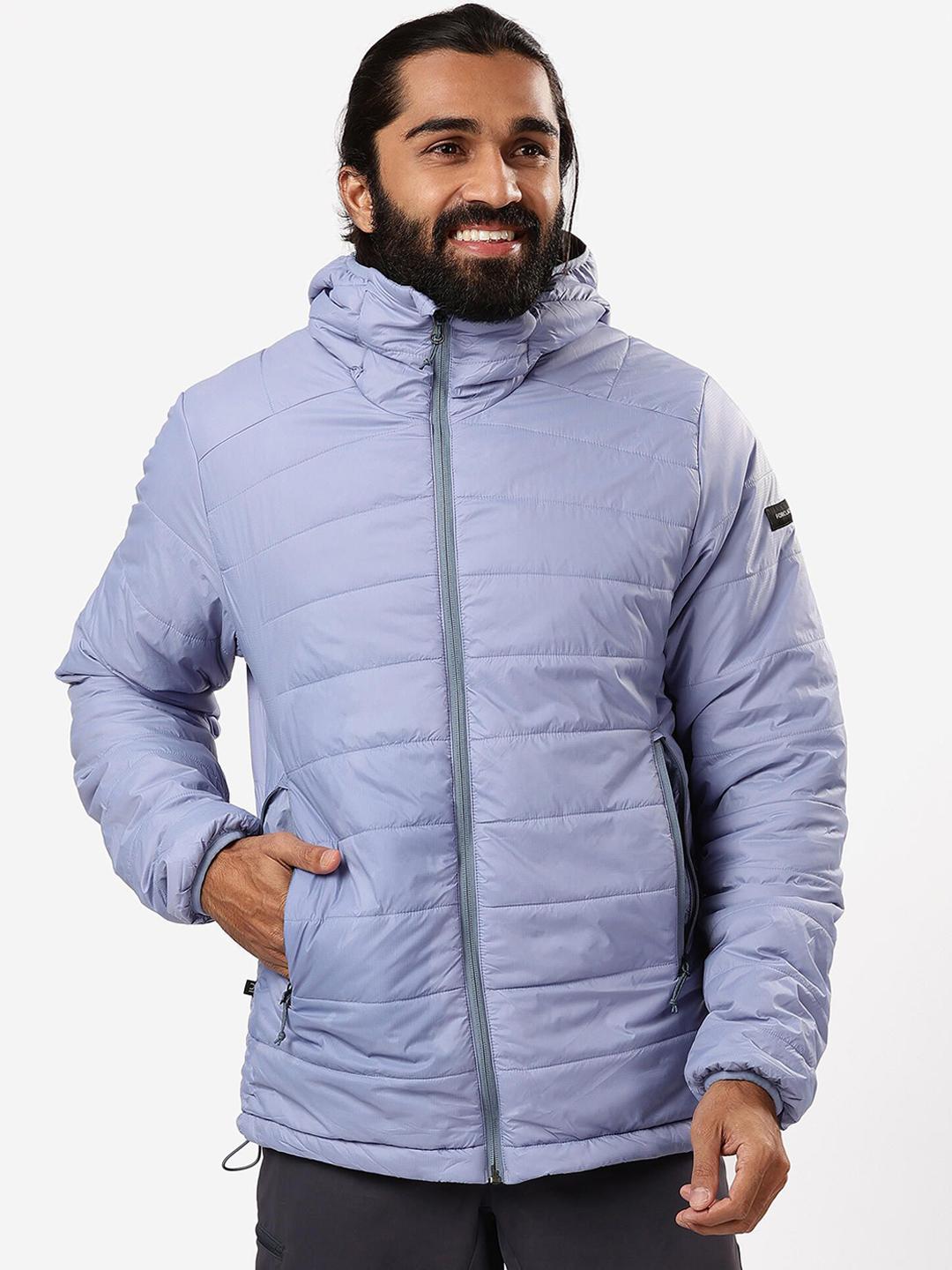 Buy Decathlon FORCLAZ Men Hooded Hiking Padded Jacket 5C - Jackets for ...