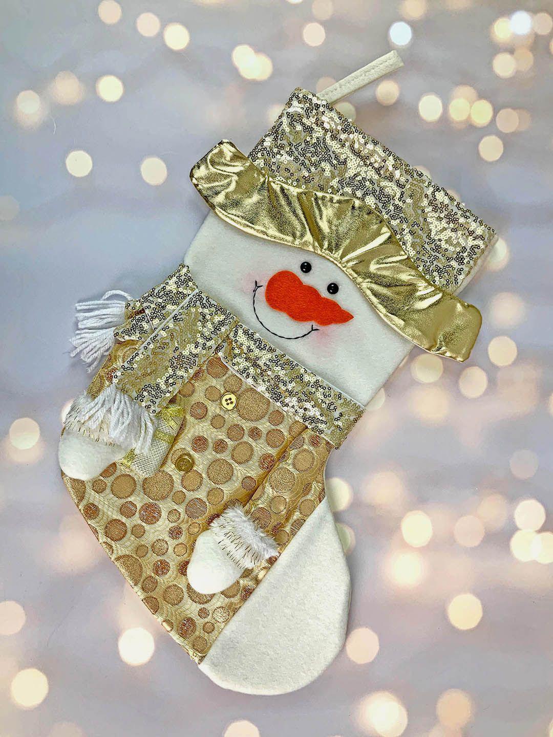 Buy Little Surprise Box Golden Snowman Hanging Xmas Gift 16 Inch ...