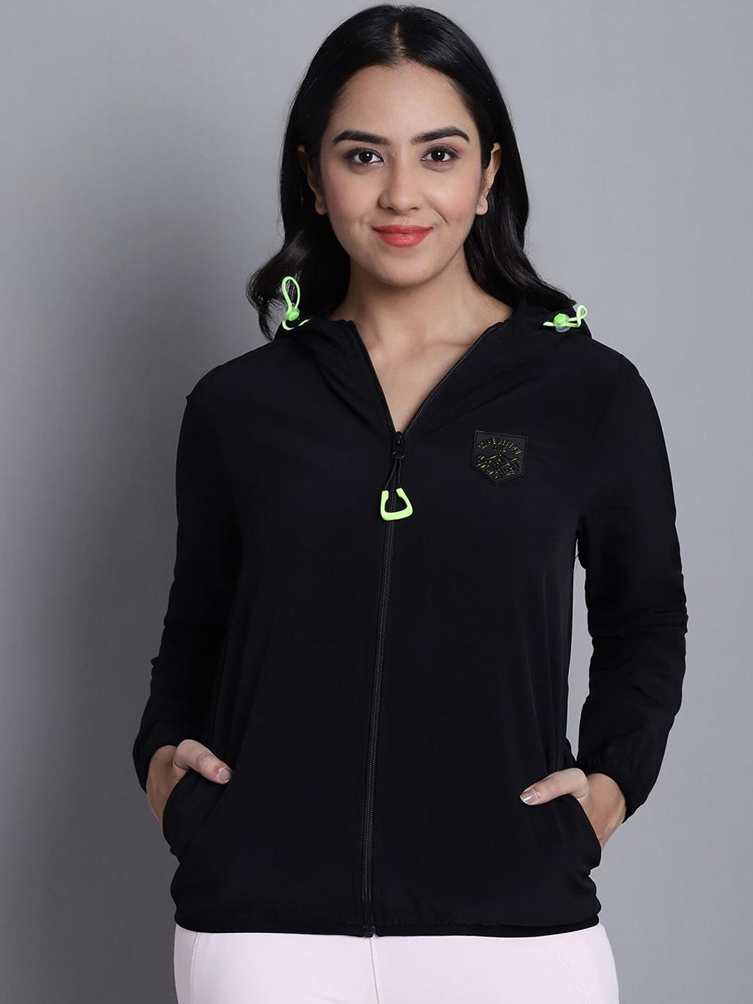 Buy PERFKT U Women Windcheater Training Or Gym Sporty Jacket With ...
