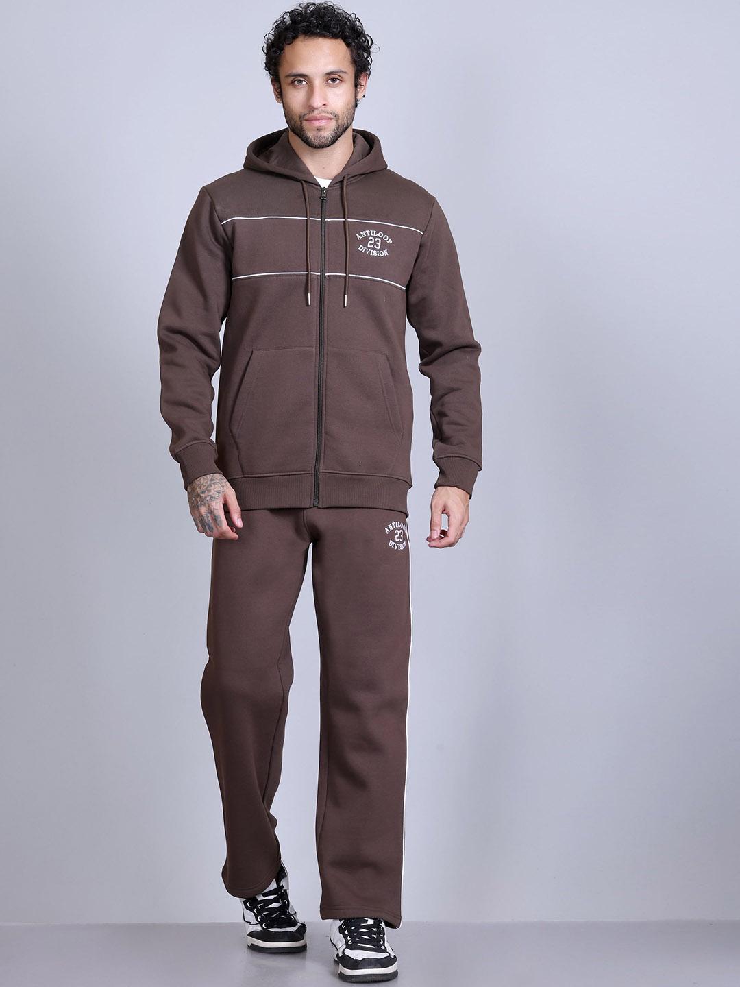 Buy Antiloop Men Printed Hooded Tracksuits - Tracksuits for Men ...