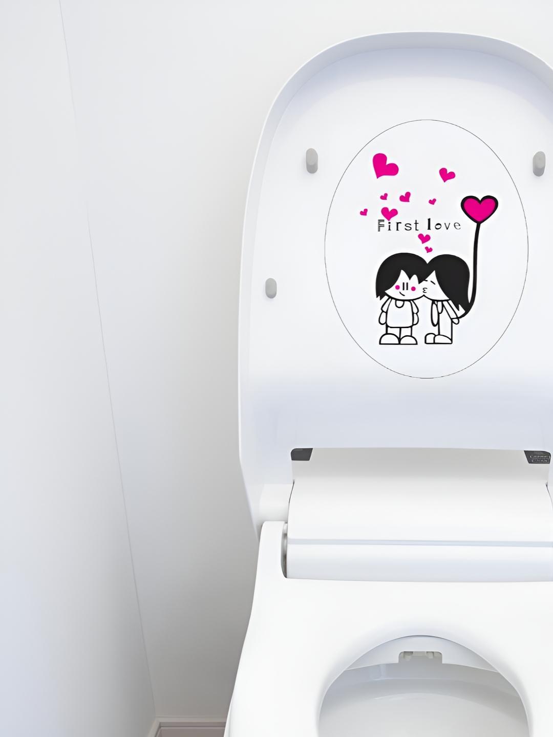 Buy Asian Royal Black & Pink Printed Waterproof Wall Stickers - Decals ...