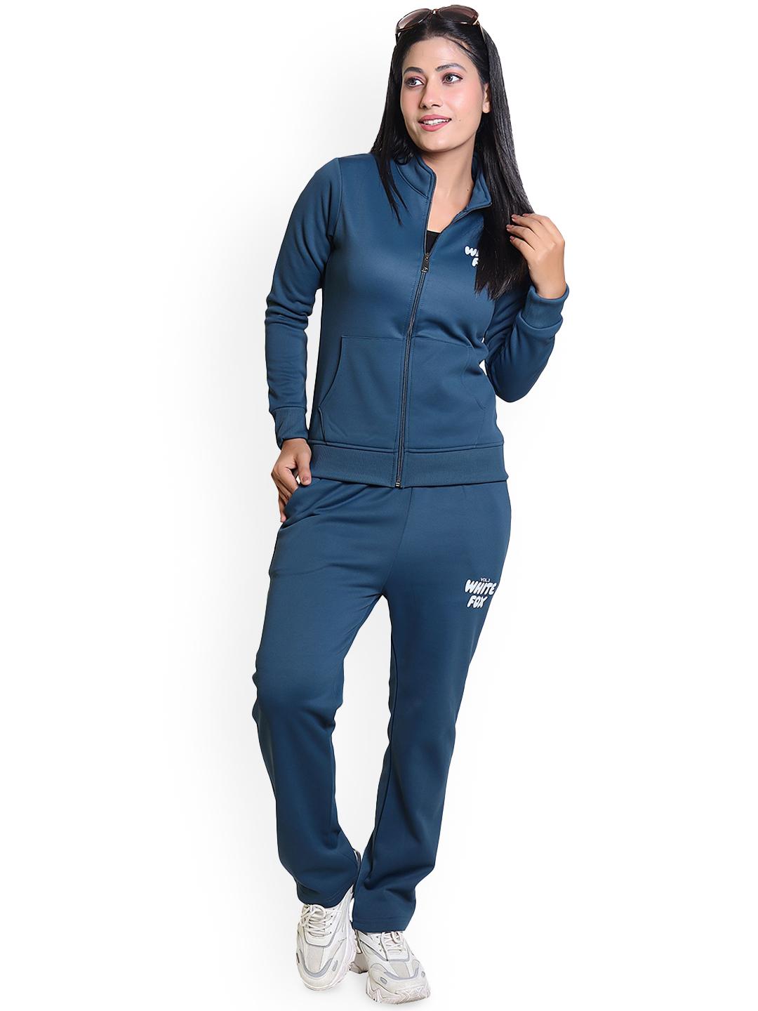 Buy Divine Girl Women Mock Collar Tracksuit - Tracksuits for Women ...