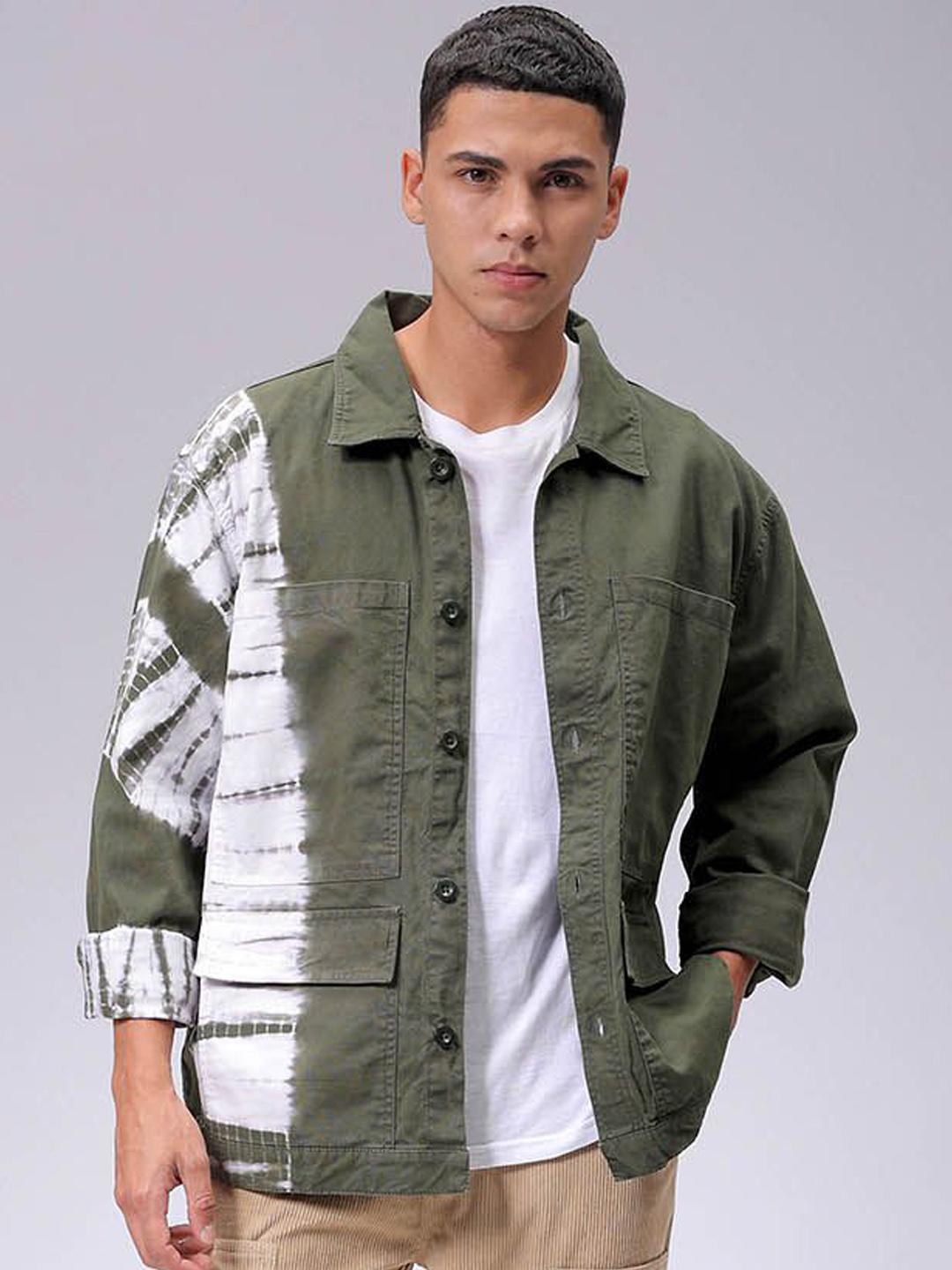 Buy The Indian Garage Co Men Tie And Dye Tailored Jacket - Jackets for ...