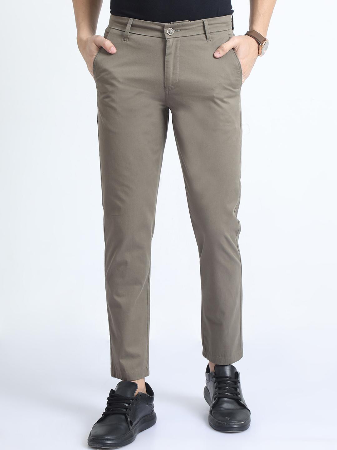 Buy RIGS AND RAGS Men Smart Slim Fit Chinos Trousers - Trousers for Men ...