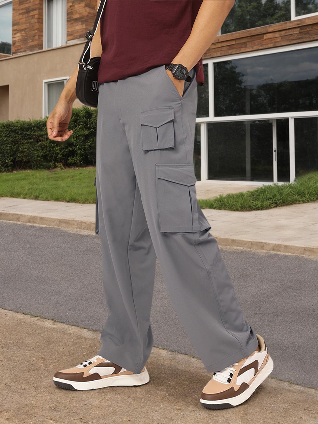 Buy Kook N Keech Men Cargo Style Trousers - Trousers for Men 31005102 | Myntra