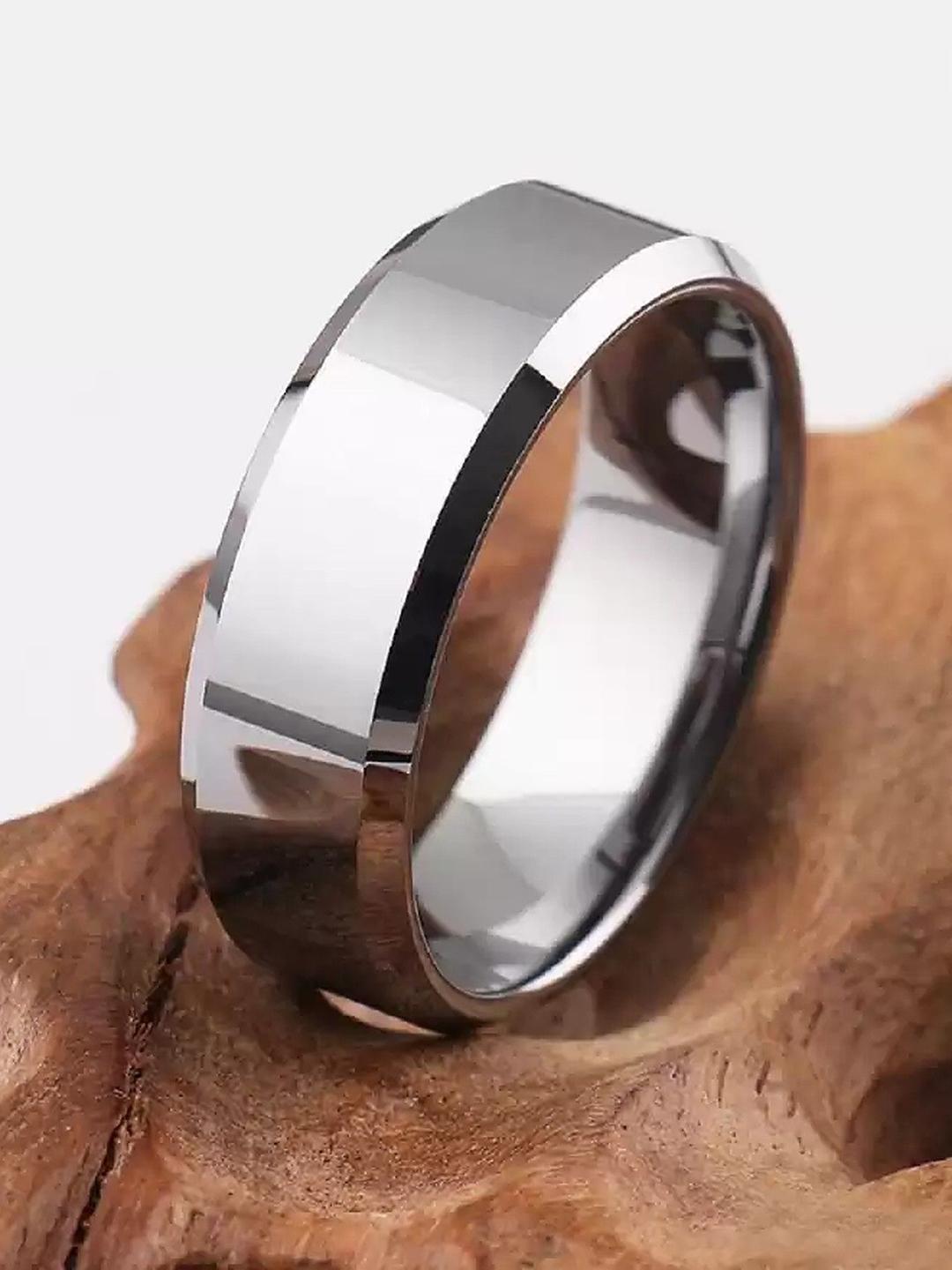 Buy Lila Unisex Silver Plated Stainless Steel Thumb Finger Ring - Ring ...