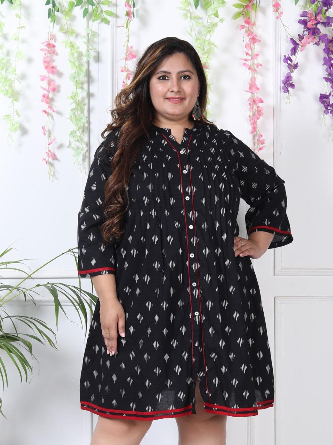 Buy Swasti Ethnic Motifs Print A Line Dress - Dresses for Women ...