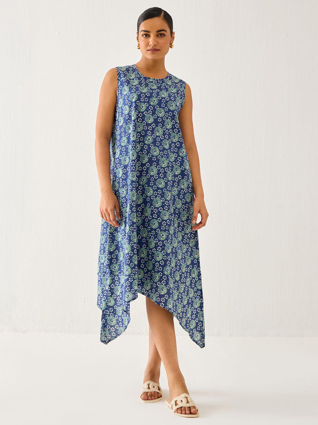 Buy Ancestry Floral Print Formal A Line Midi Dress - Dresses for Women ...