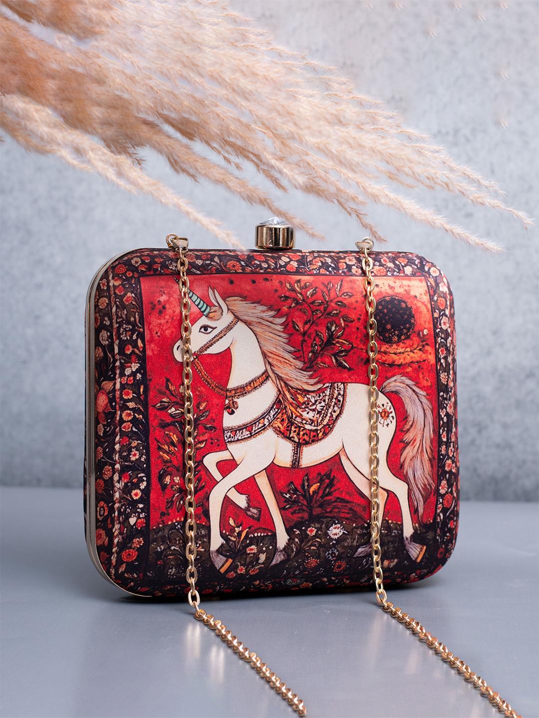 Buy ARTKLIM Printed Box Clutch - Clutches for Women 31715654 | Myntra