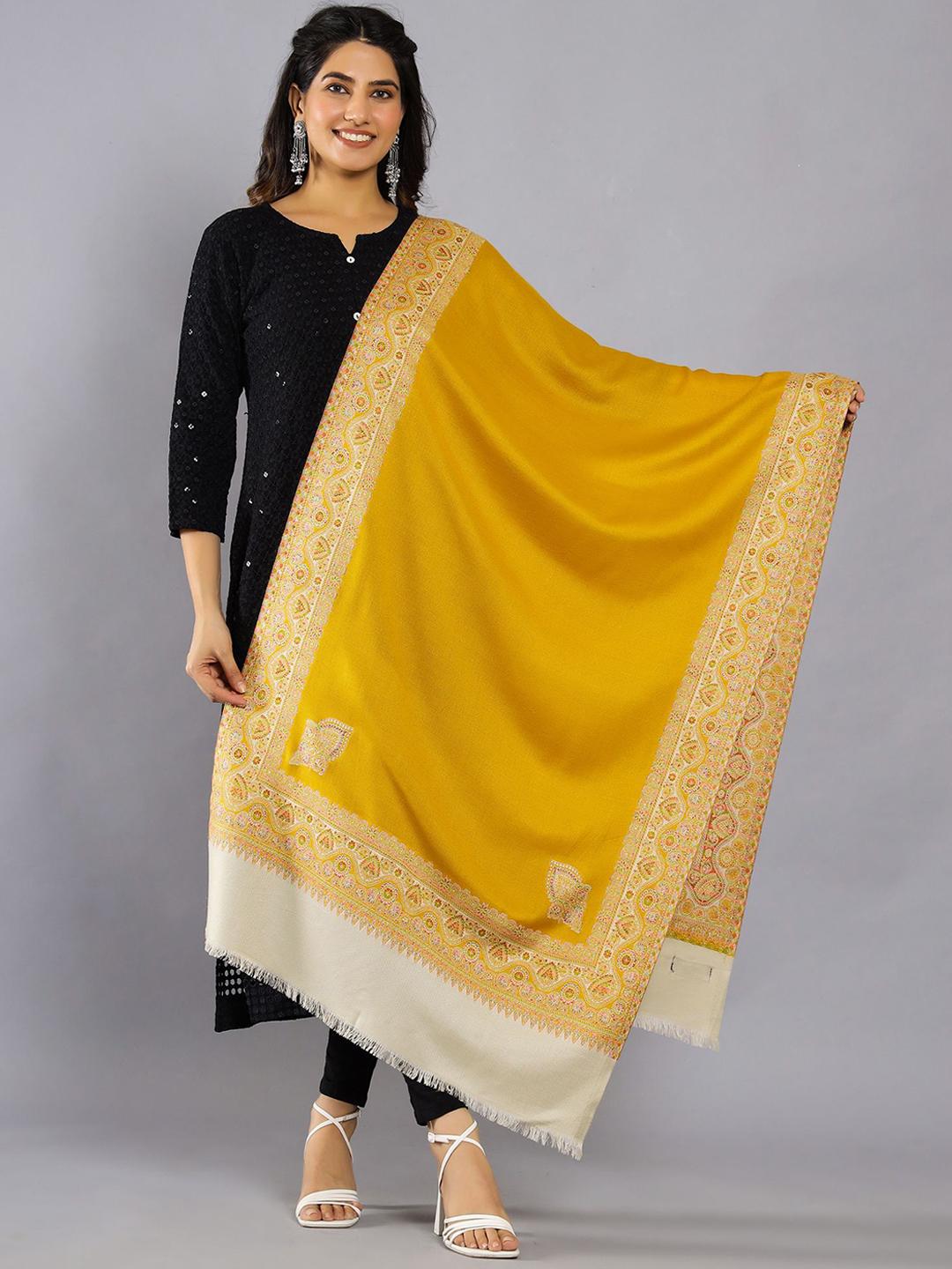 Buy HANDICRAFT PALACE Women Woven Design Shawl - Shawl for Women ...
