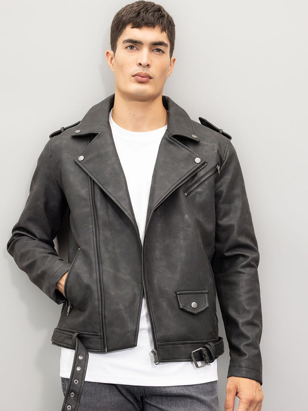 Buy DeFacto Men Camouflage Biker Jacket - Jackets for Men 31738460 | Myntra