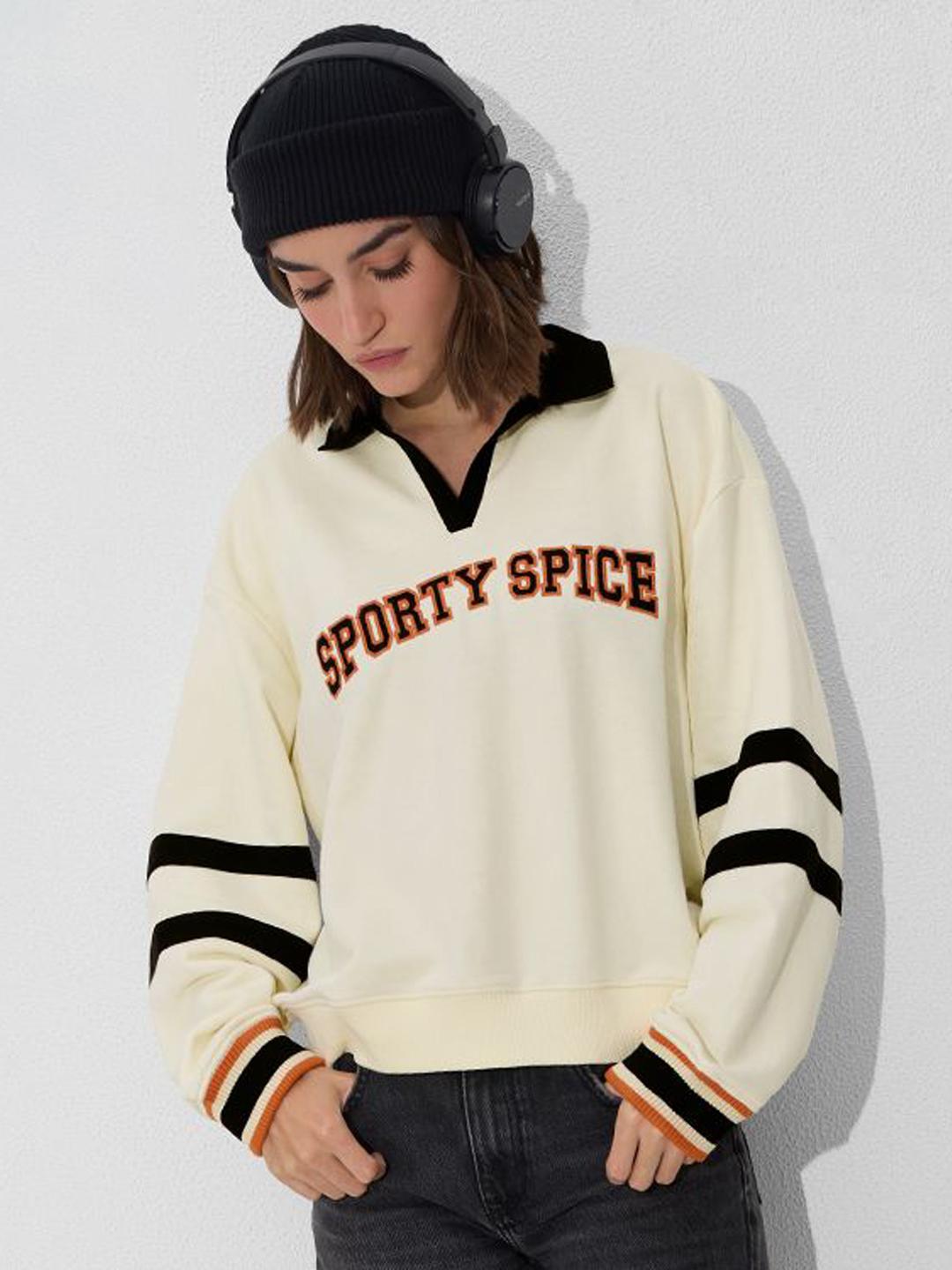 Buy The Souled Store Women Embroidered Sweatshirt - Sweatshirts for ...