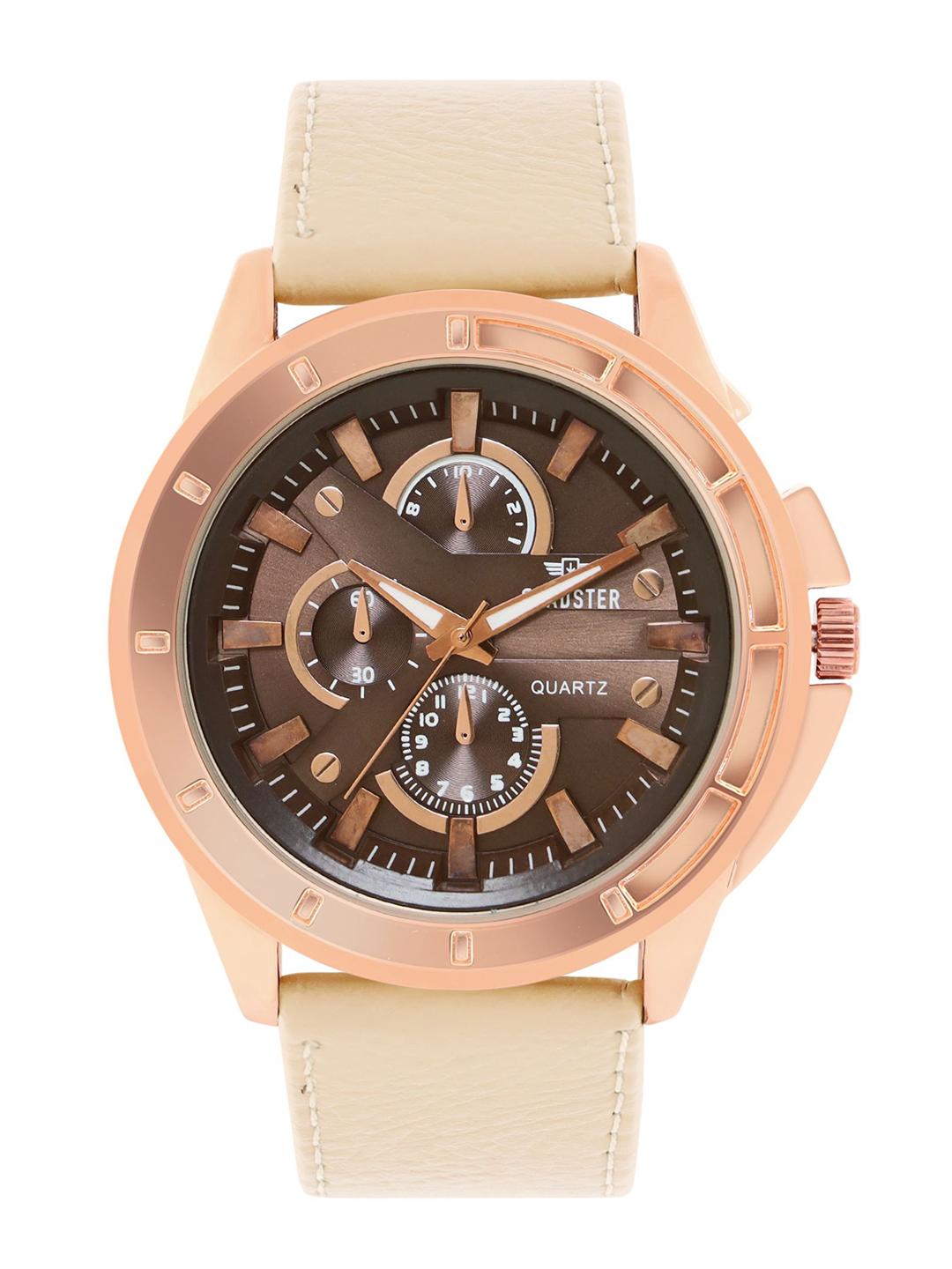 Buy The Roadster Lifestyle Co Men Patterned Water Resistant Analogue ...
