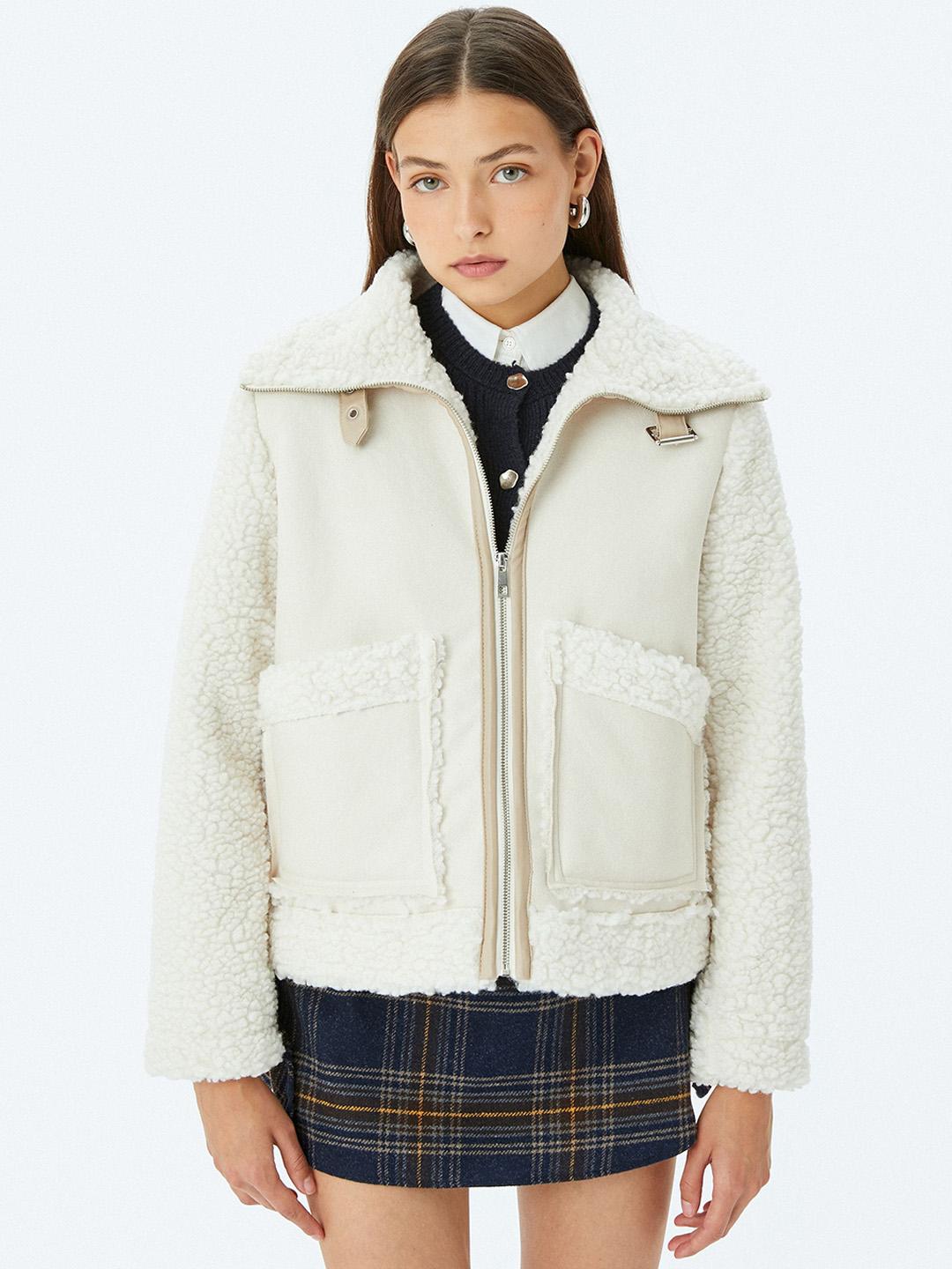 Buy Koton Spread Collar Padded Jacket - Jackets for Women 31757043 | Myntra