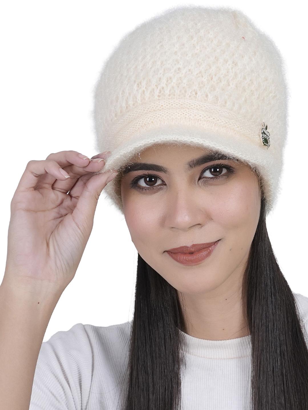 Buy TEEMOODS Women's Wollen Visor Cap - Caps for Women 31742912 | Myntra