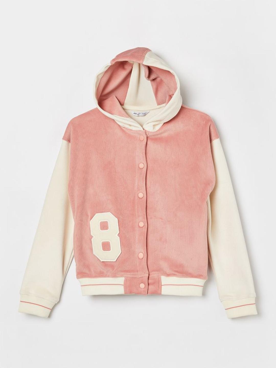 Buy Fame Forever By Lifestyle Girls Colourblocked Long Sleeves Hood ...